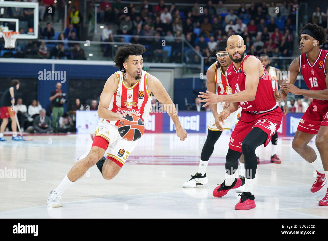 EA7 Emporio Armani Milano vs. Red Star Meridianbet Belgrade, pictured ...