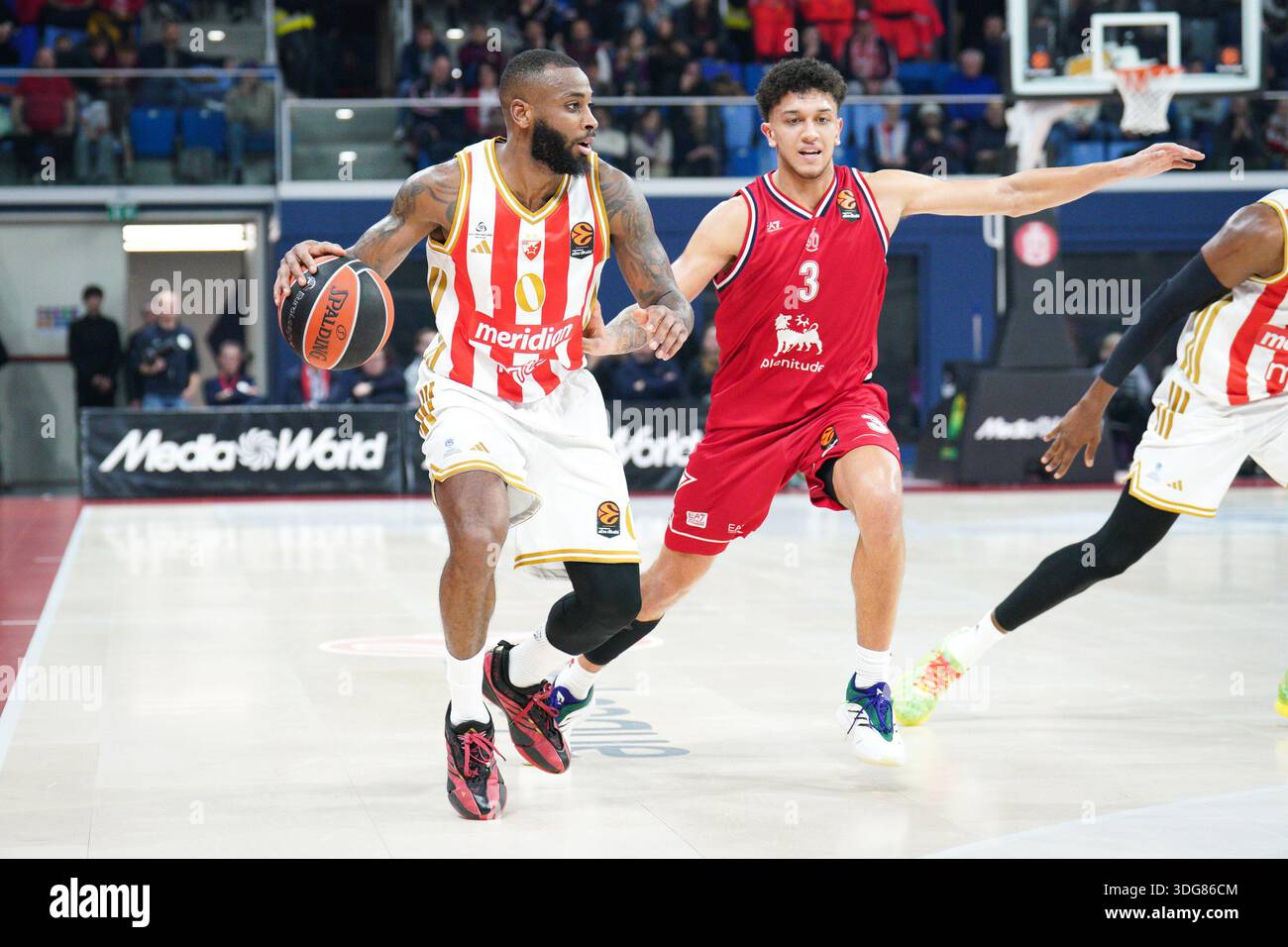 EA7 Emporio Armani Milano vs. Red Star Meridianbet Belgrade, pictured ...