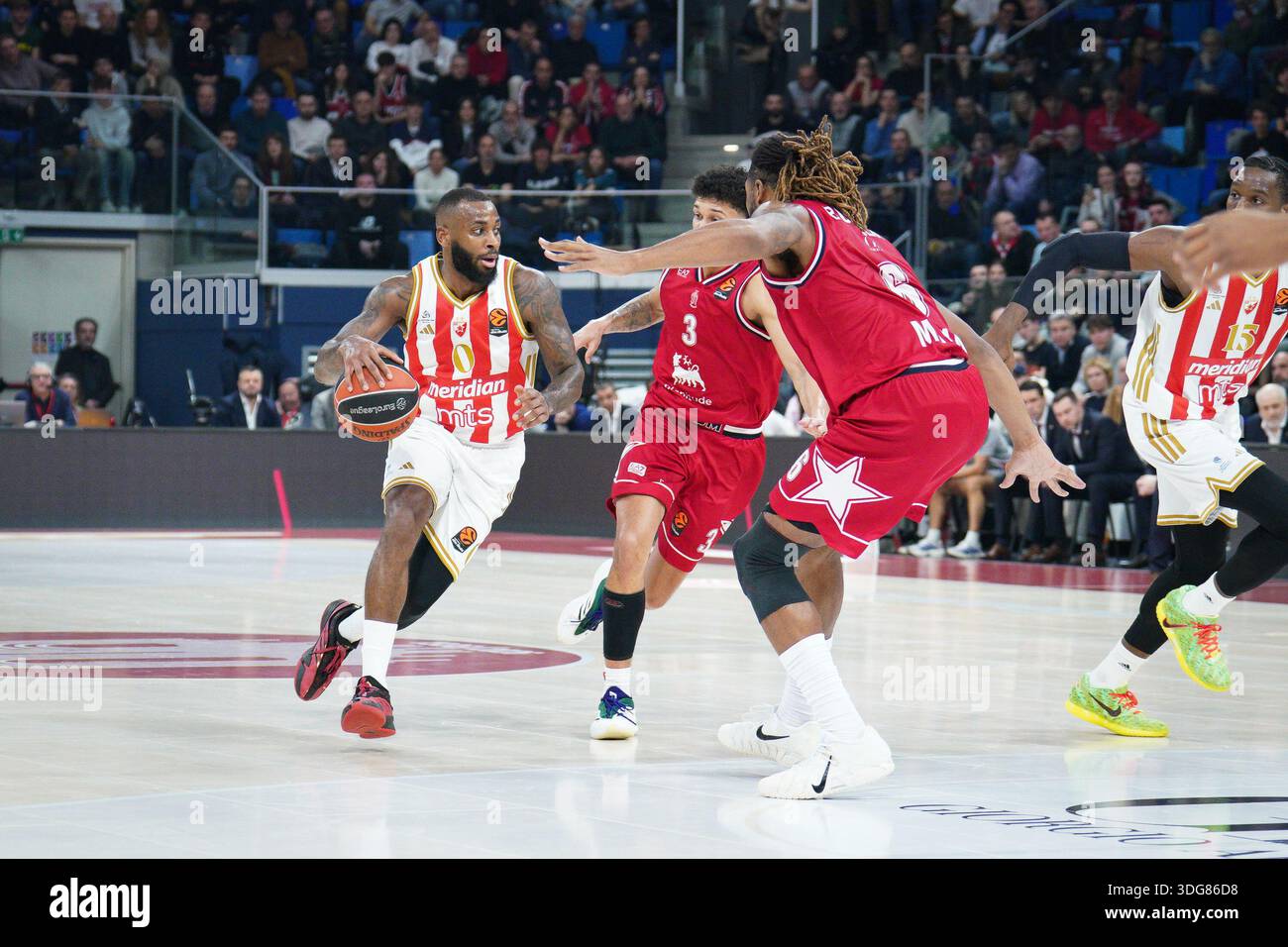 EA7 Emporio Armani Milano vs. Red Star Meridianbet Belgrade, pictured ...