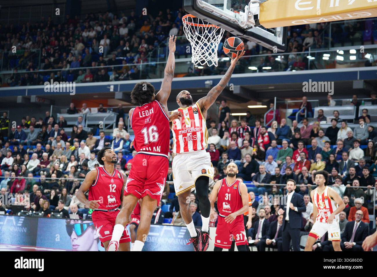 EA7 Emporio Armani Milano vs. Red Star Meridianbet Belgrade, pictured ...