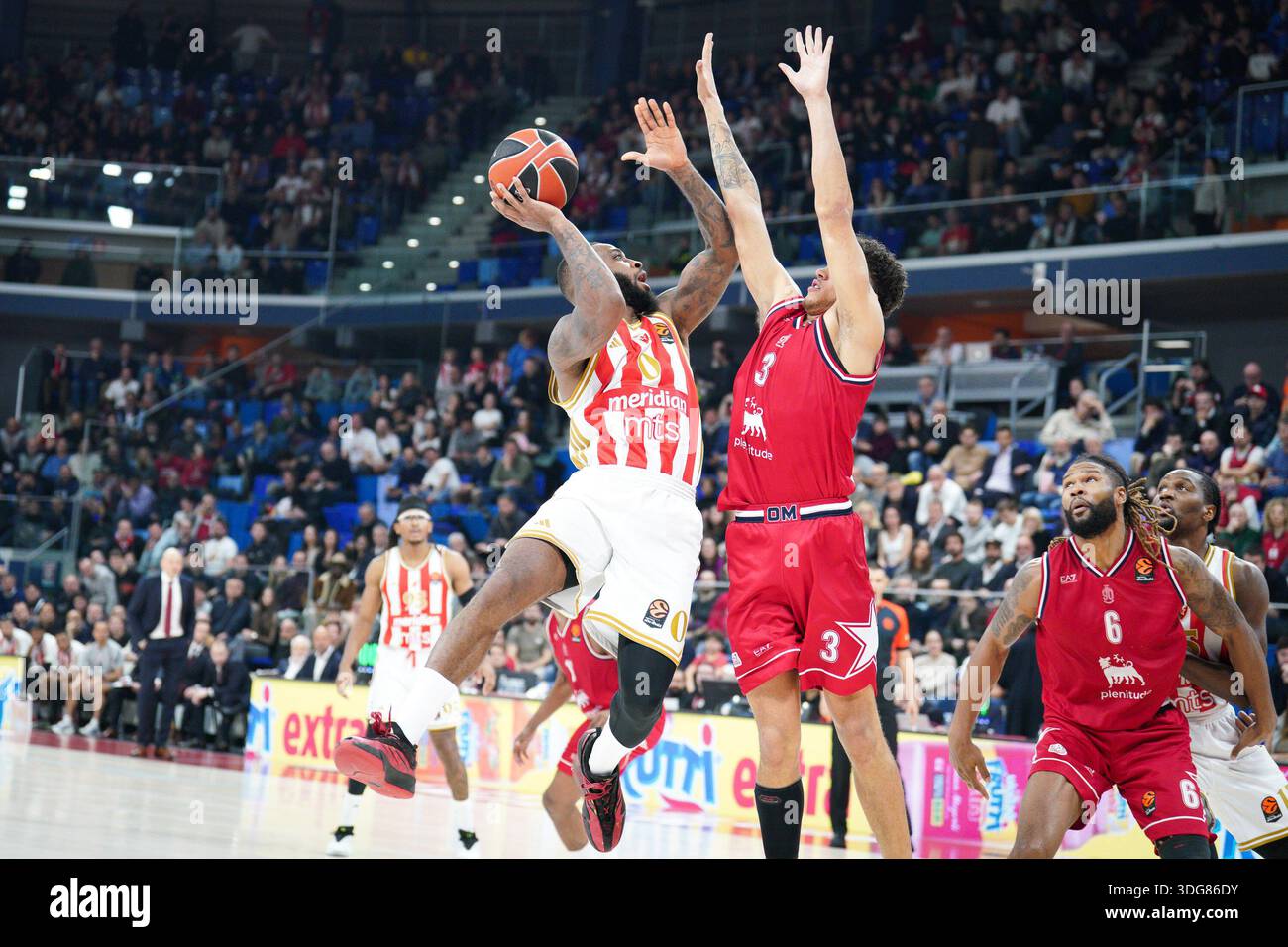 EA7 Emporio Armani Milano vs. Red Star Meridianbet Belgrade, pictured ...