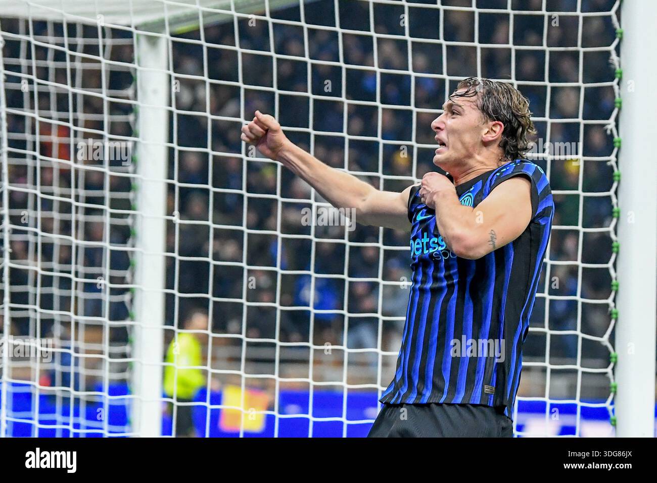 Pio Esposito of Inter celebrates the goal during Serie A 2025/26 ...