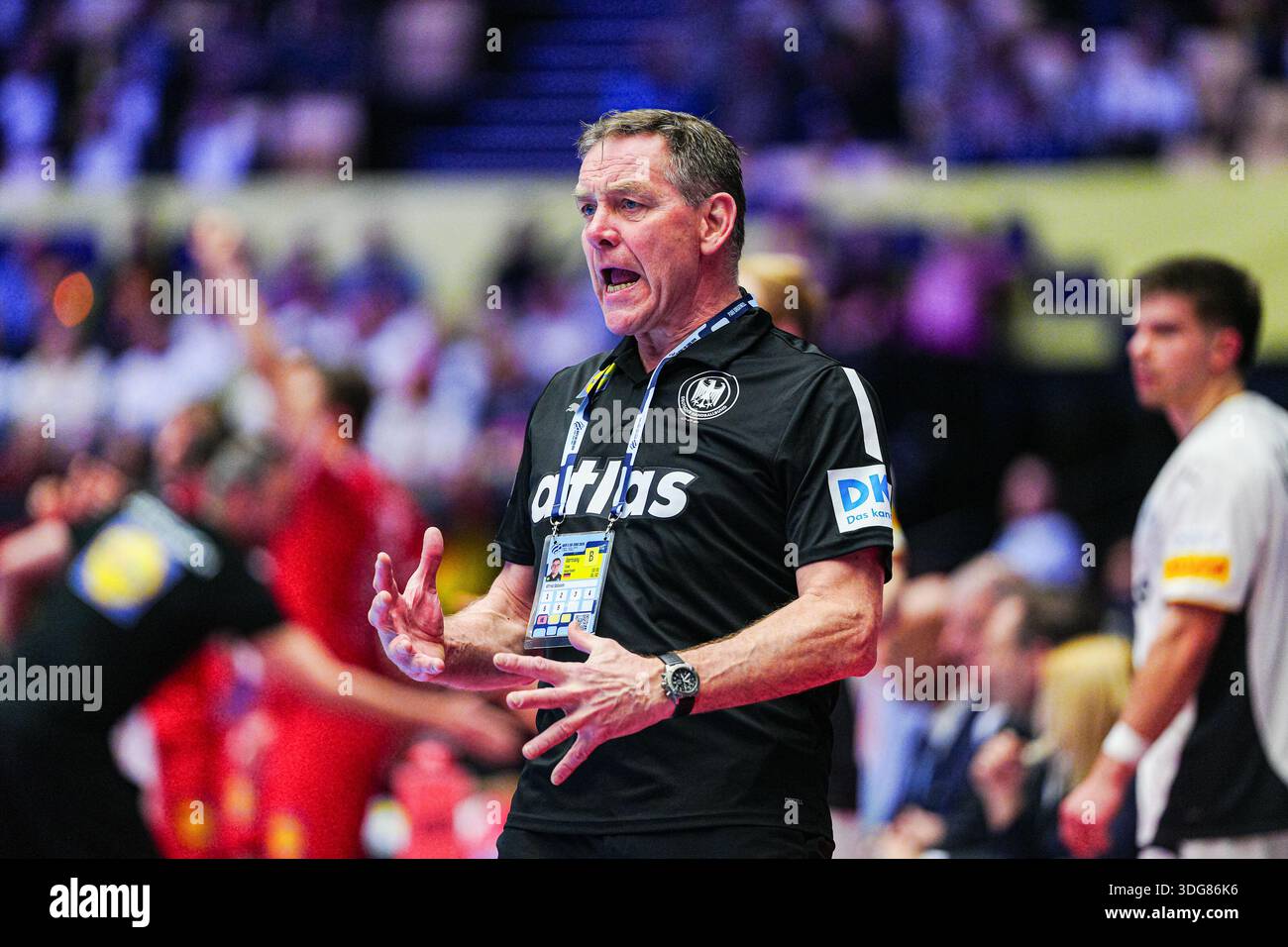 Alfred Gislason (Deutschland, Trainer sauer auf David Spaeth ...