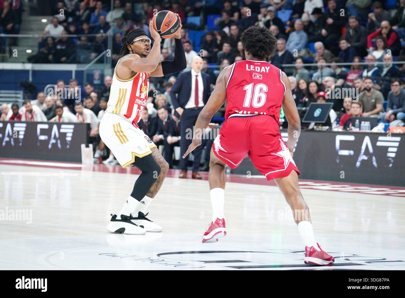 EA7 Emporio Armani Milano vs. Red Star Meridianbet Belgrade, pictured ...