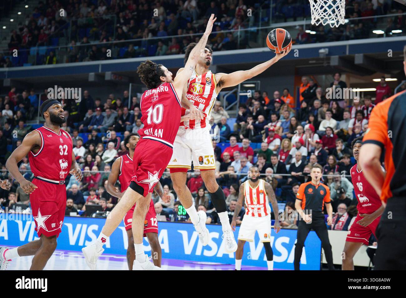 EA7 Emporio Armani Milano vs. Red Star Meridianbet Belgrade, pictured ...