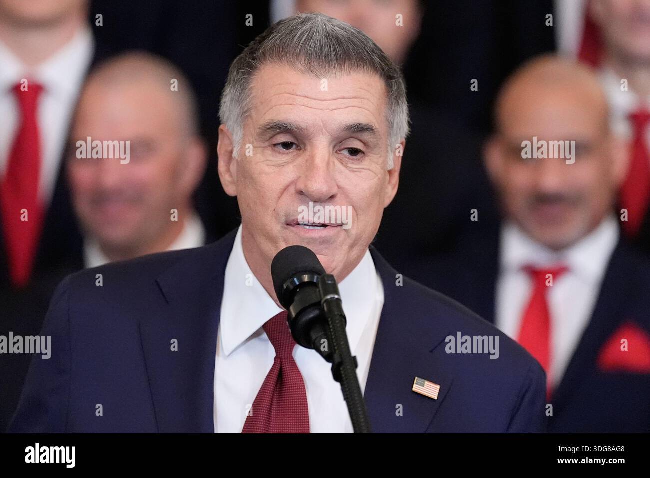 Florida Panthers owner Vinnie Viola speaks during an event with ...