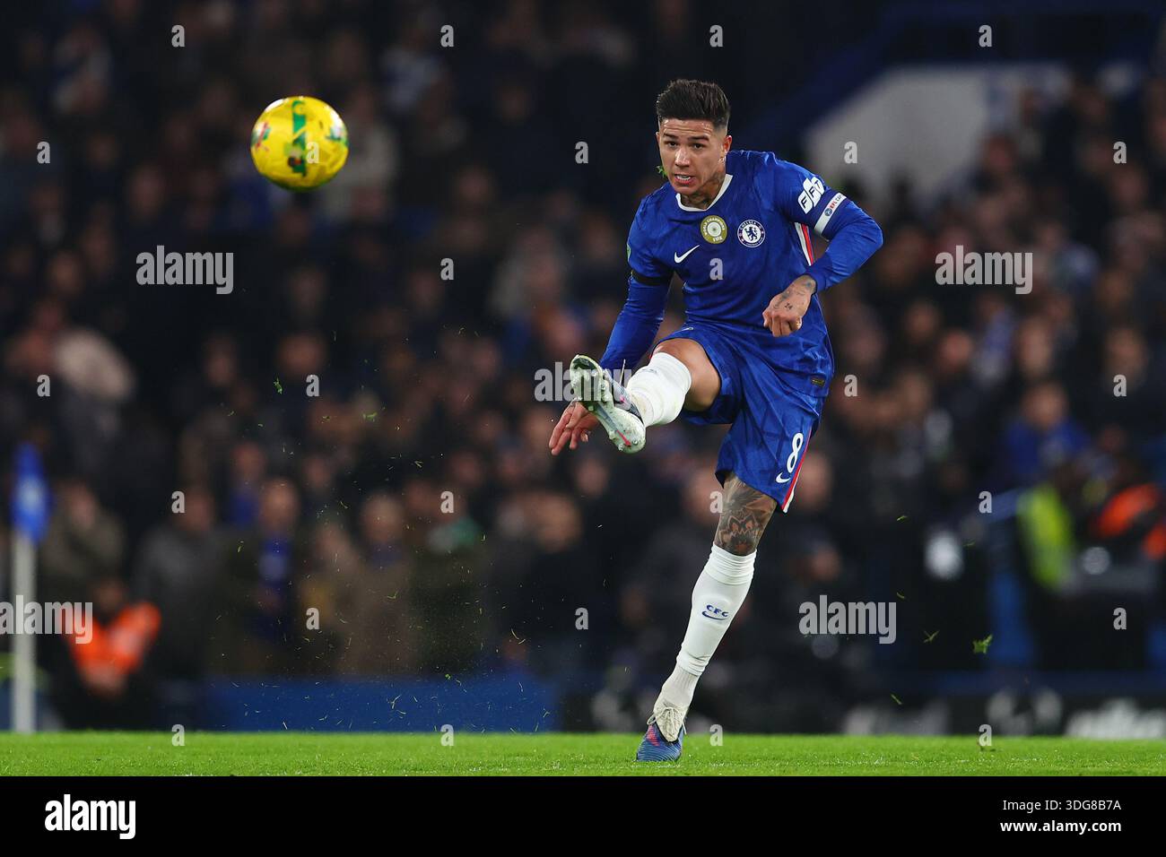 London, UK. 14th Jan, 2026. Enzo Fernandez of Chelsea during the ...