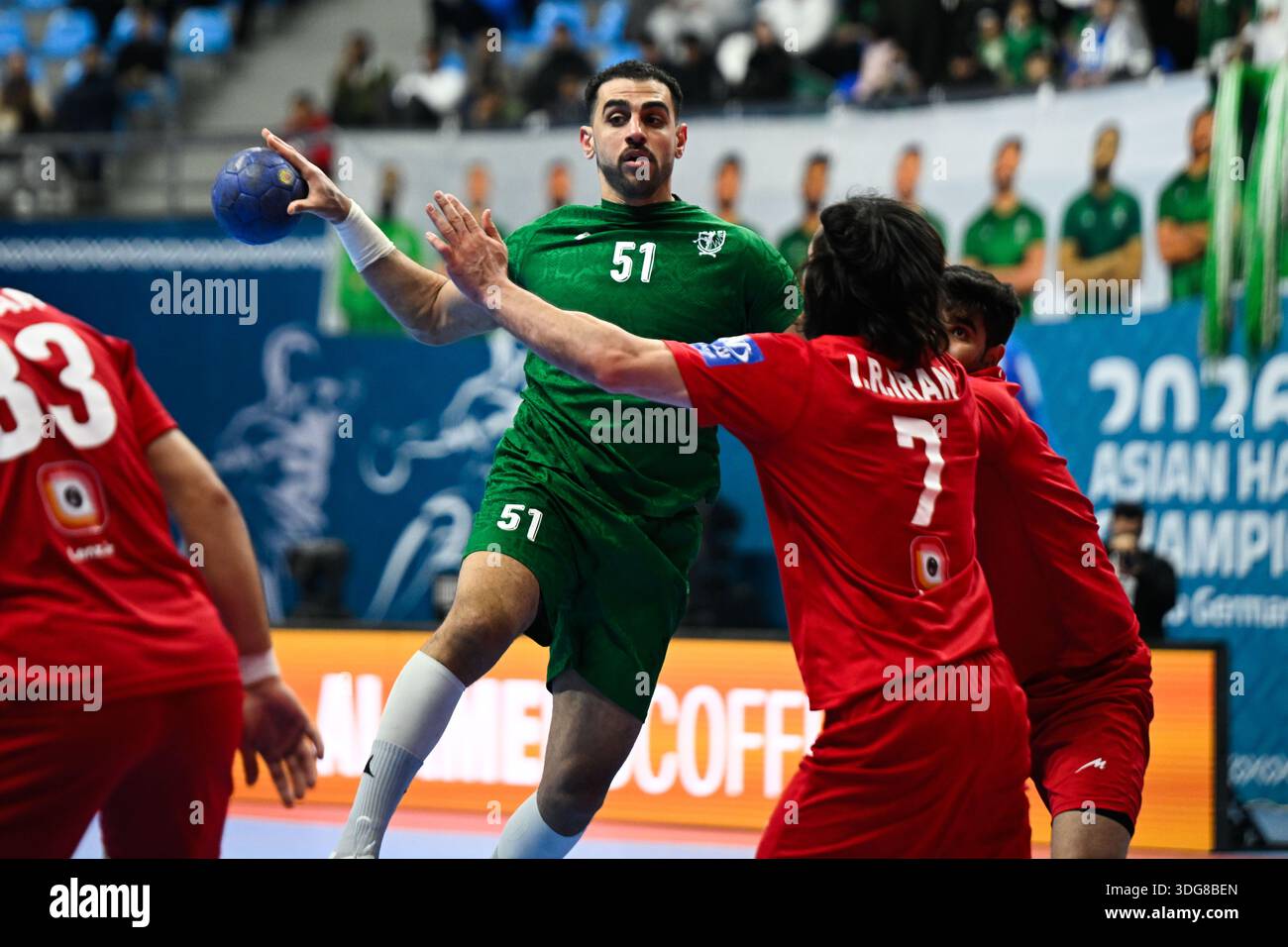 Kuwait City, Kuwait. 15th January 2026. Asian Handball Championship ...