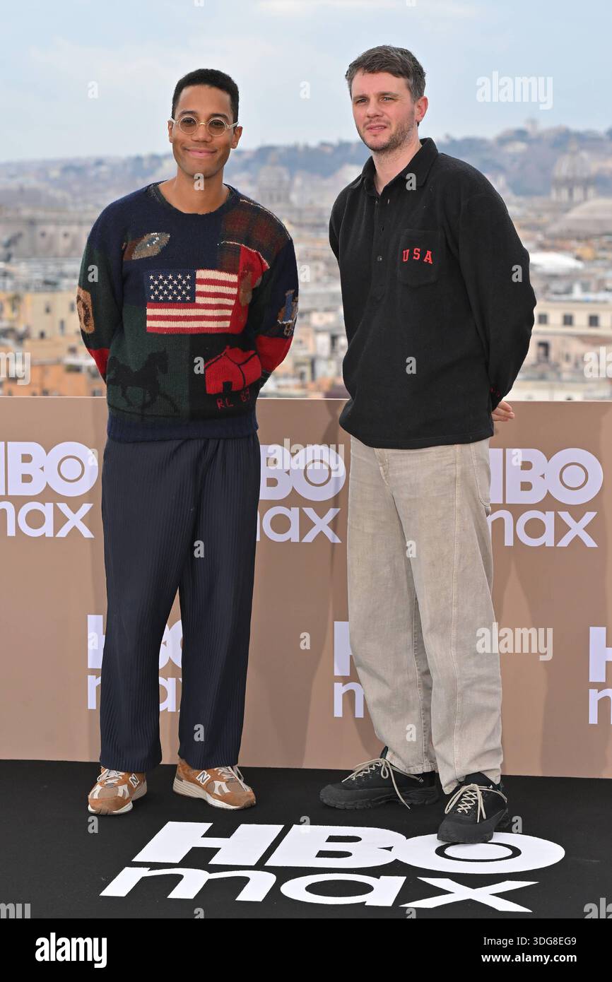 launch photocall of the HBO MAX platform in Italy Mickey Down, Konrad ...