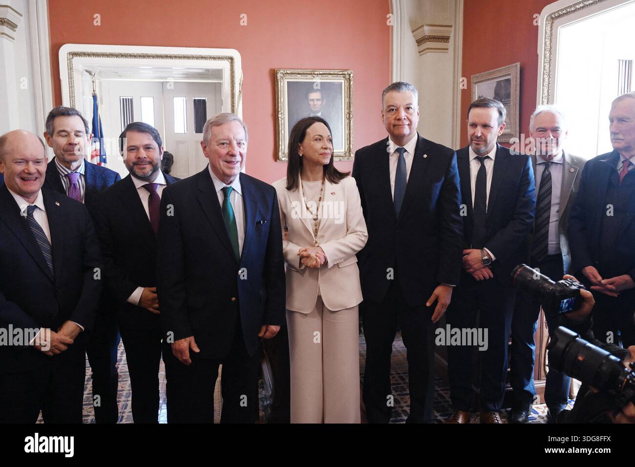 Venezuelan Opposition Leader and Nobel Peace Prize Winner MarÌa Corina ...