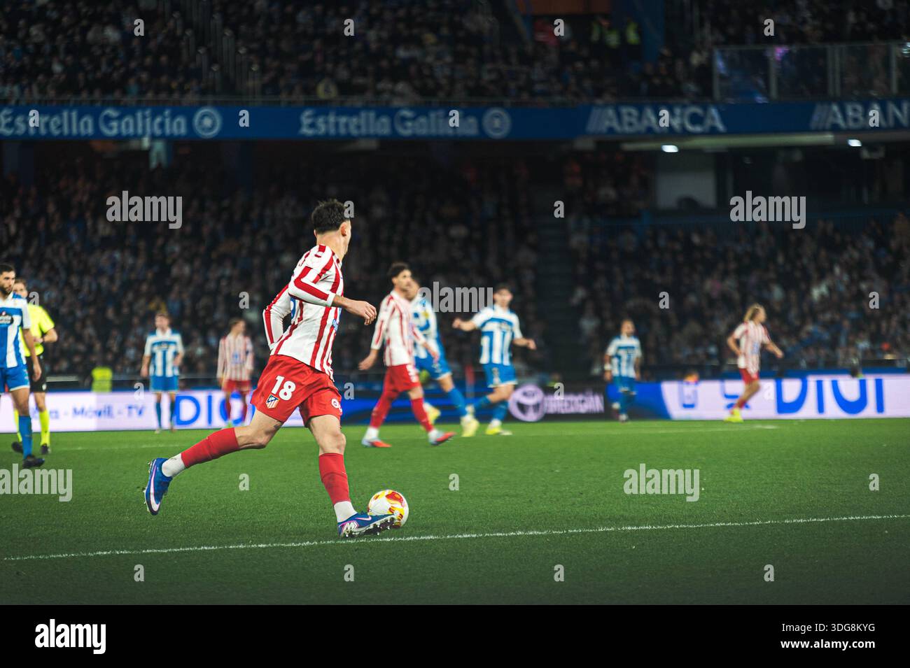 Spanish Copa del Rey soccer match Deportivo de La Coruna vs Atletico de ...