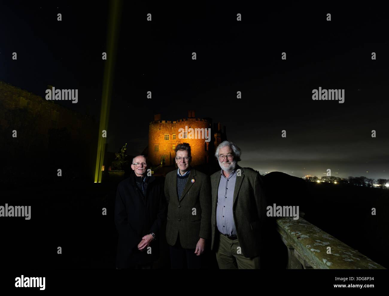 EDITORIAL USE ONLY (left-right) Councillor Graham Breeze, Leader of ...