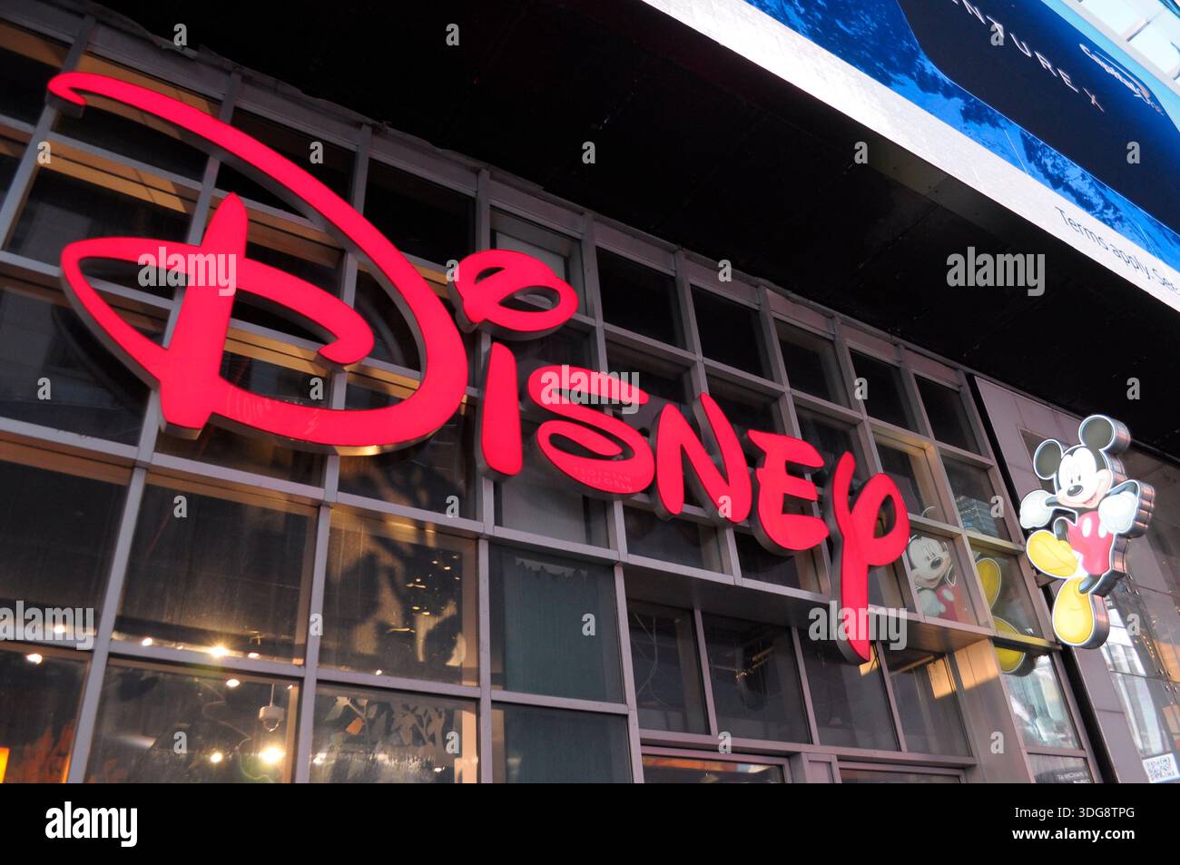 New York, United States. 15th Jan, 2026. A Disney store is seen in ...