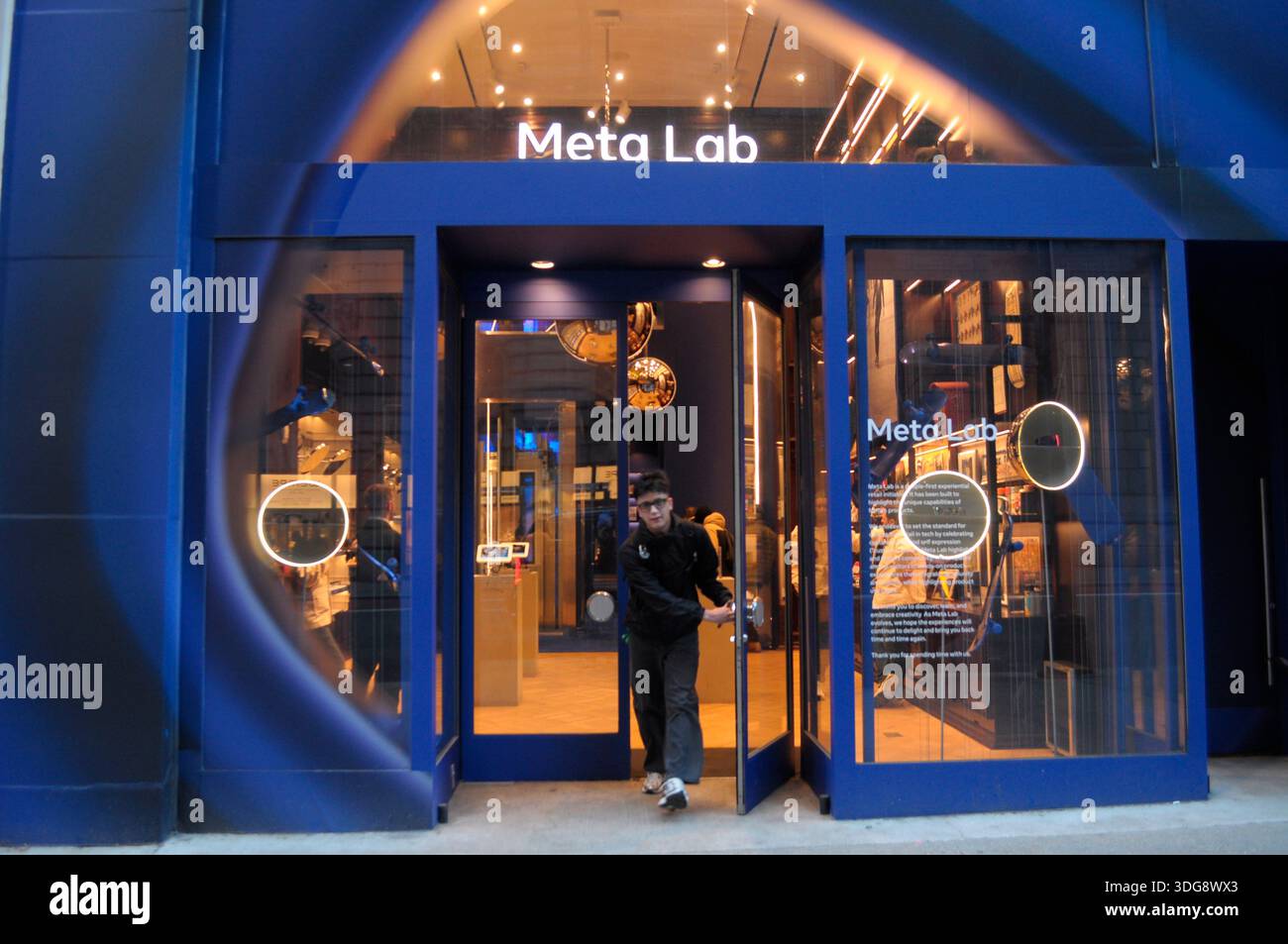 A Meta Lab store is seen in Manhattan, New York City. (Photo by Jimin ...