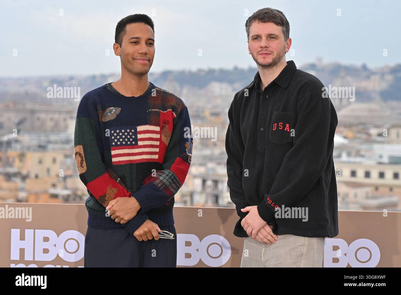 launch photocall of the HBO MAX platform in Italy Mickey Down, Konrad ...