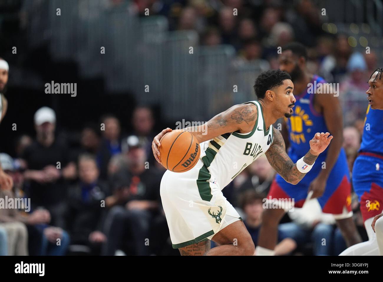 Milwaukee Bucks guard Gary Harris (11) in the second half of an NBA ...