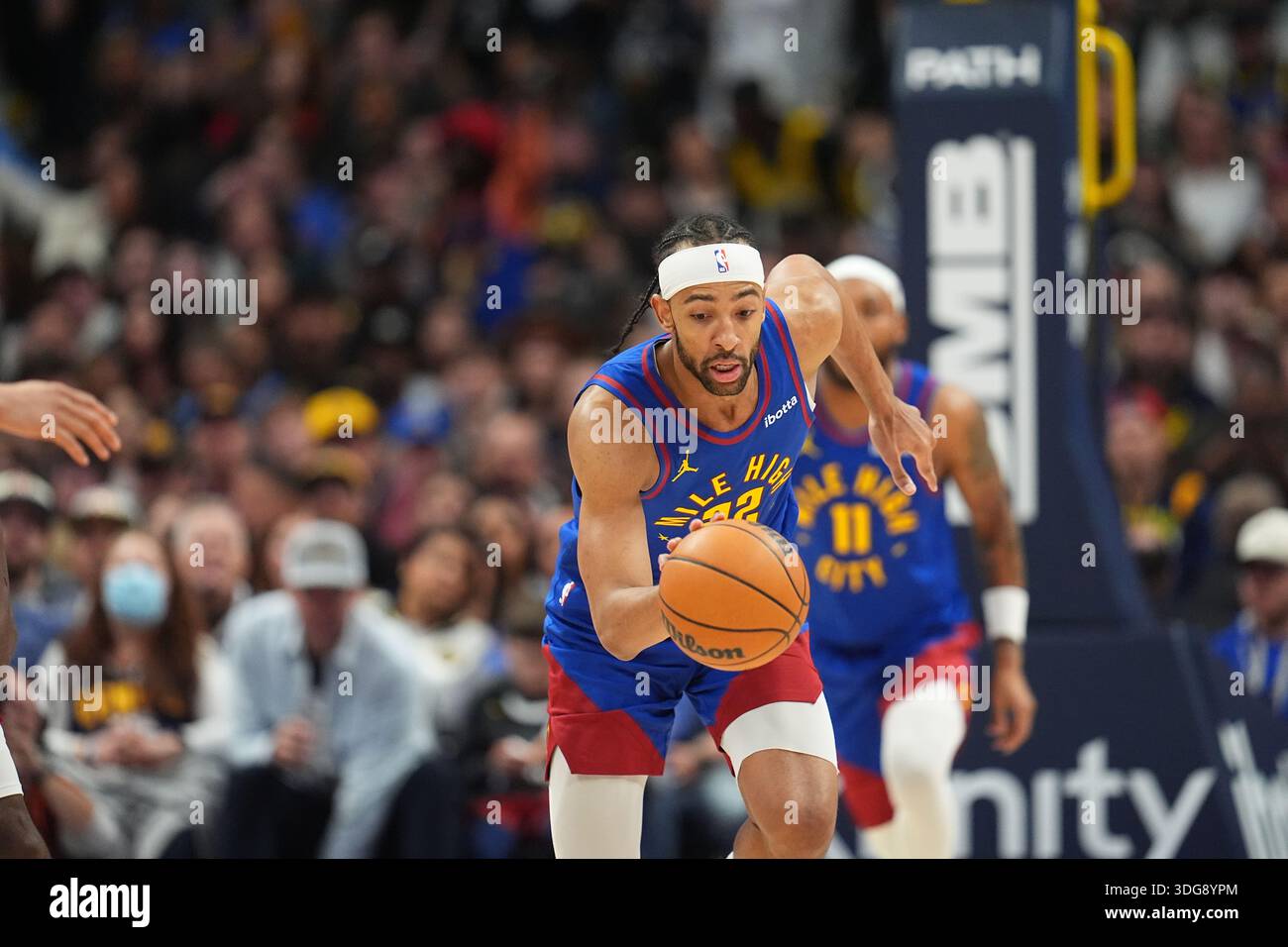 Denver Nuggets center Zeke Nnaji (22) in the second half of an NBA ...