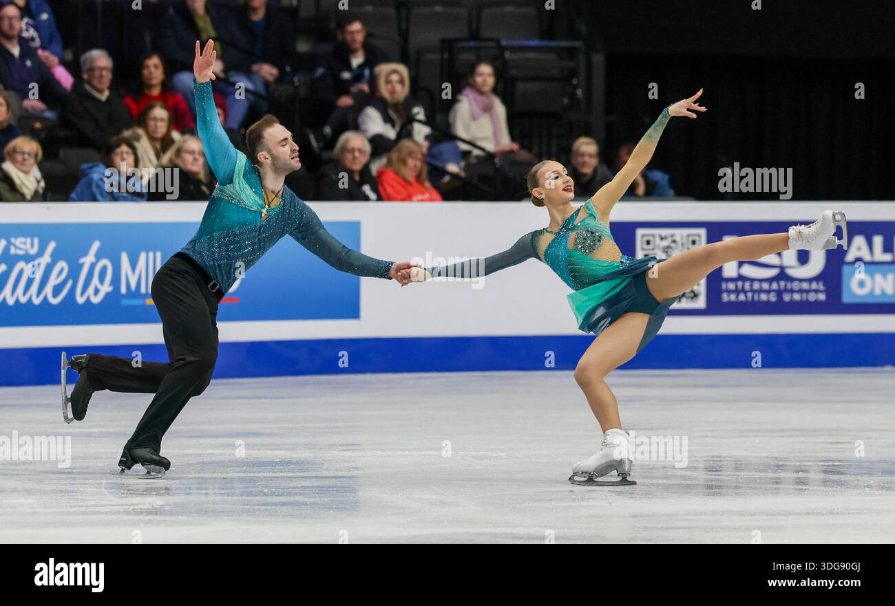 15th January 2026; Utilita Arena, Sheffield, Yorkshire, England; ISU ...