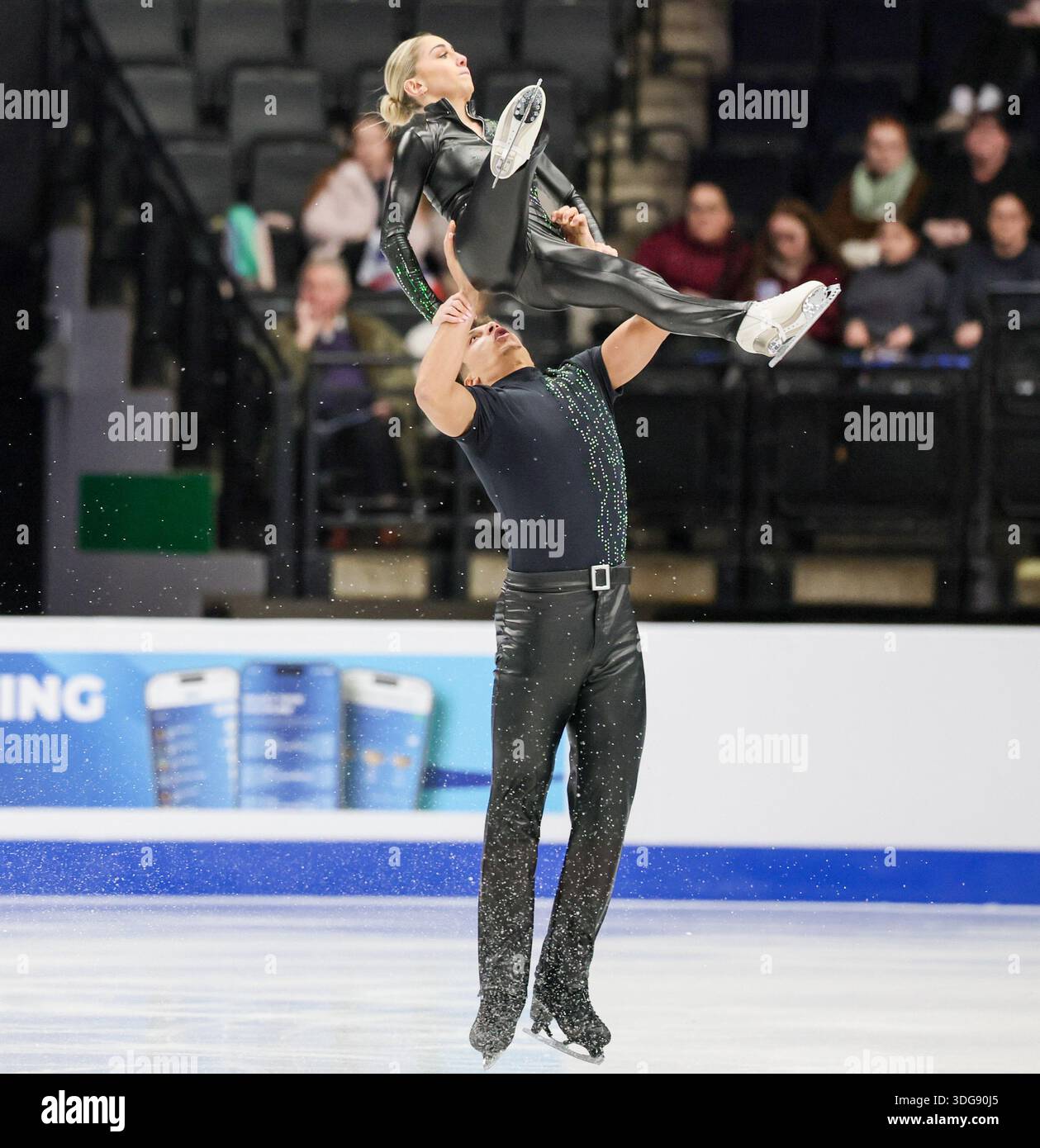 Day Two. 15th Jan, 2026. Oxana Vouillamoz and Tom Bouvart of ...