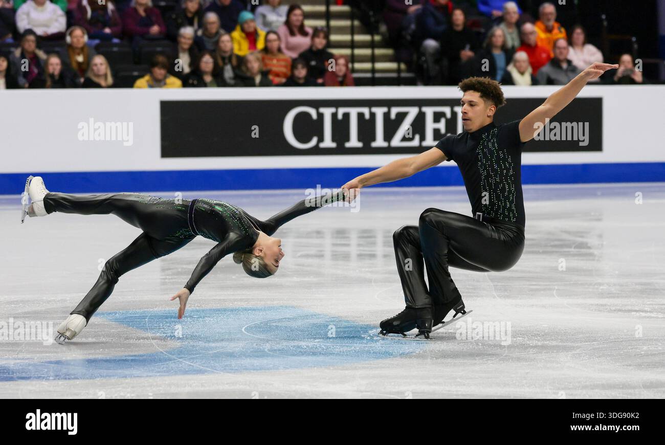 15th January 2026; Utilita Arena, Sheffield, Yorkshire, England; ISU ...