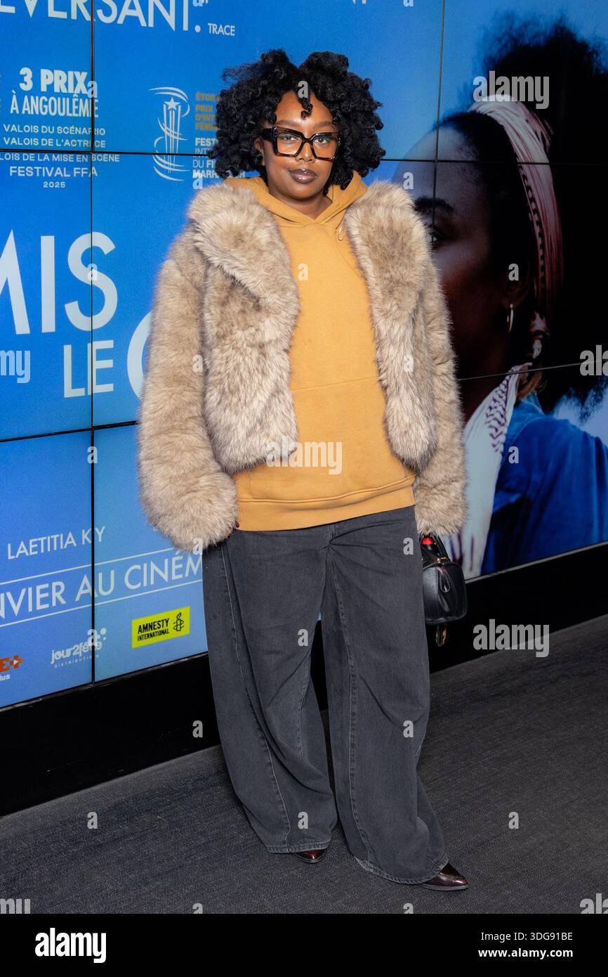 Fatou N'Diaye attends 'Promis Le Ciel' Paris Film Premiere at UGC Les ...