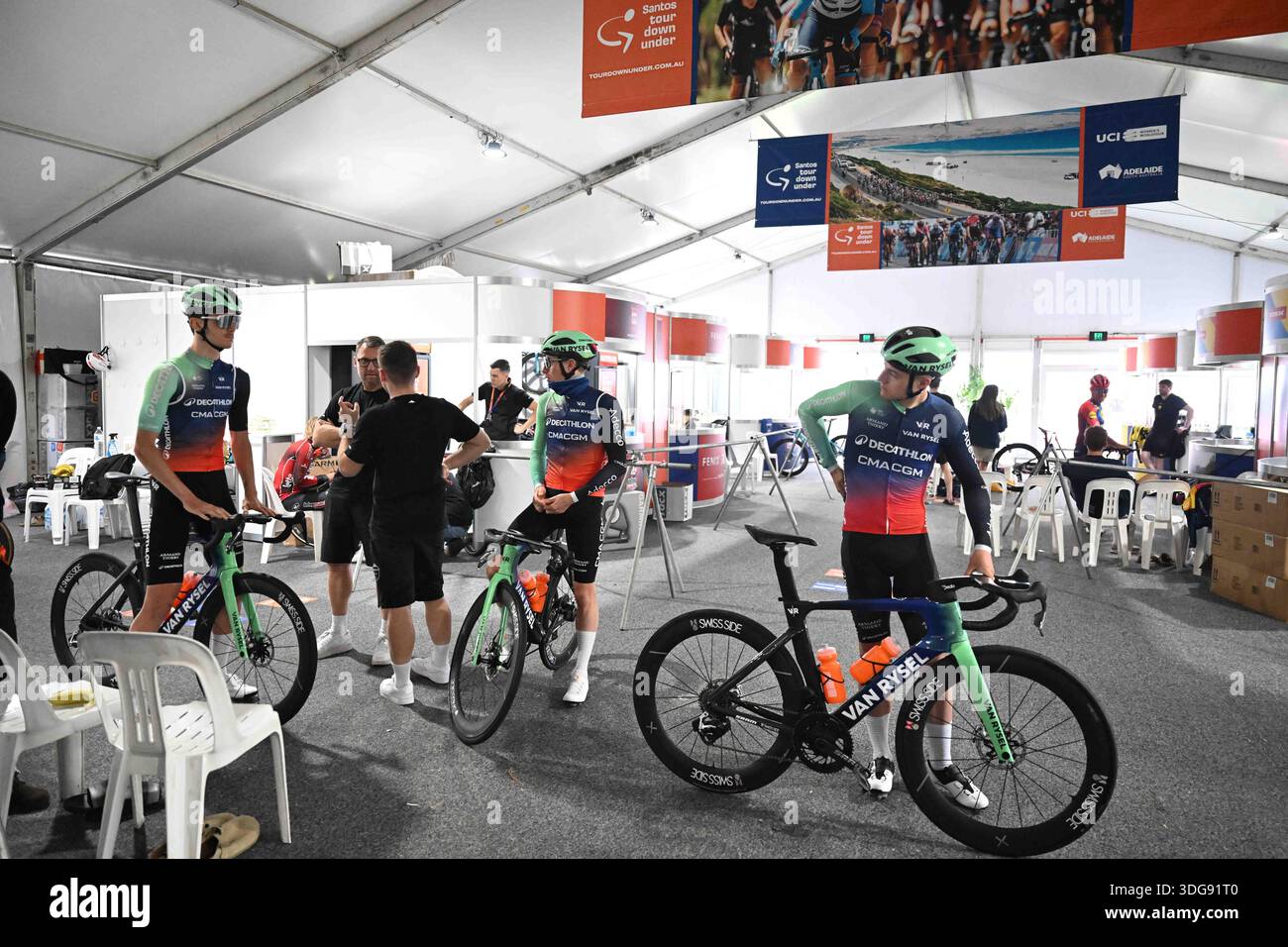 16-01-2026 Vigilia Tour Down Under 2026; 2026, Decathlon - Cma Cgm ...