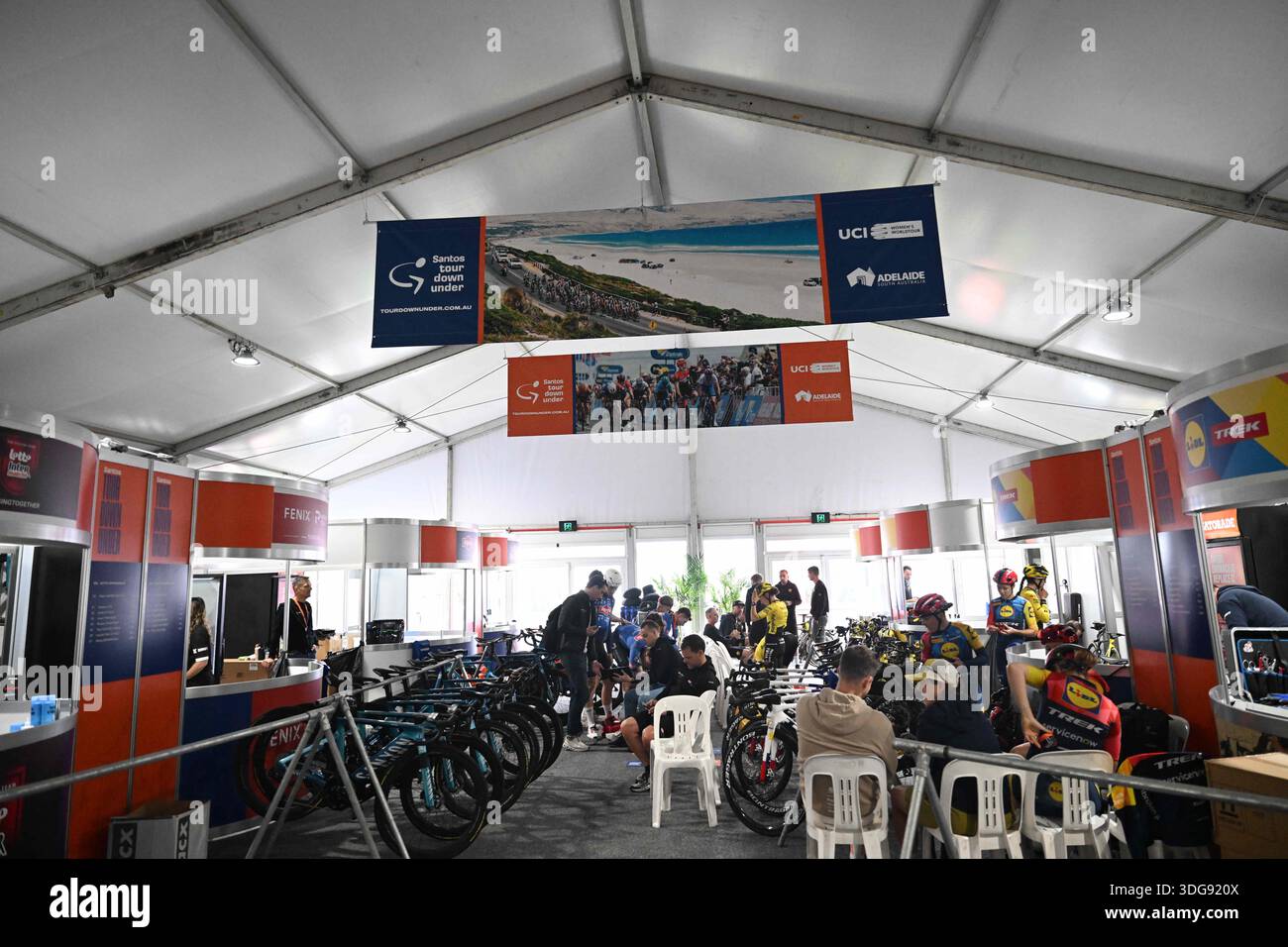 16-01-2026 Vigilia Tour Down Under 2026; Adelaide Stock Photo - Alamy