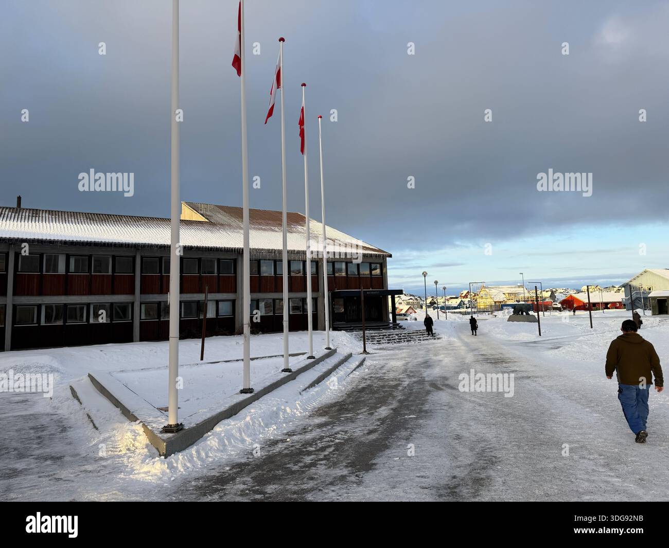 15 January 2026, Greenland, Nuuk: Greenlandic Parliament in Nuuk. Photo ...