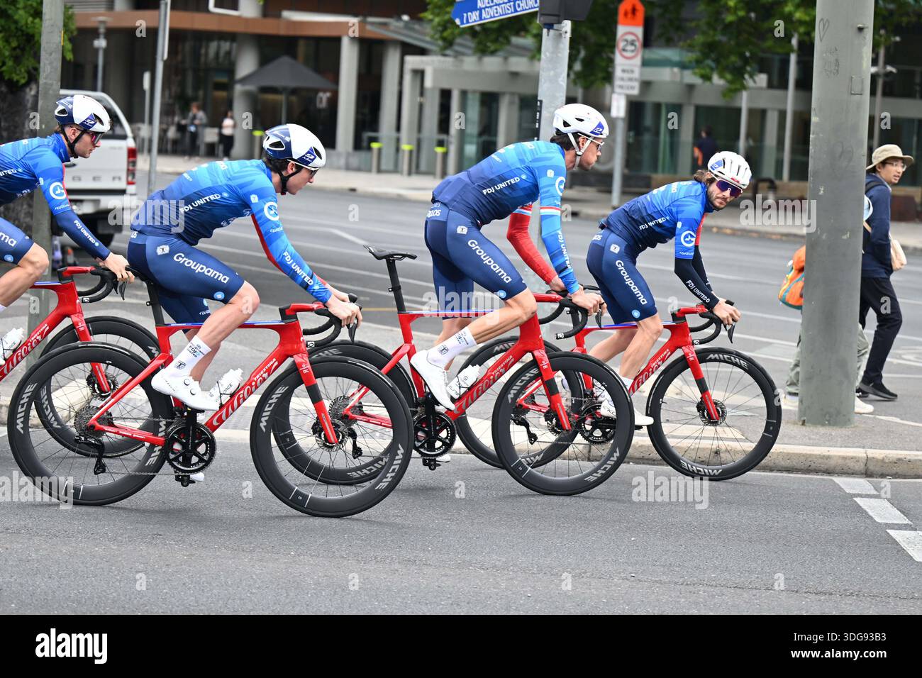 16-01-2026 Vigilia Tour Down Under 2026; 2026, Groupama - Fdj United ...