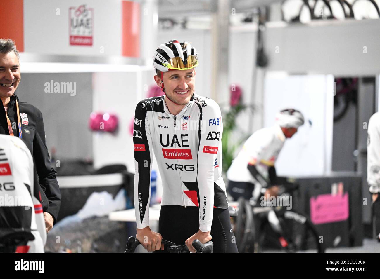 16-01-2026 Vigilia Tour Down Under 2026; 2026, Movistar; Bjerg, Mikkel ...