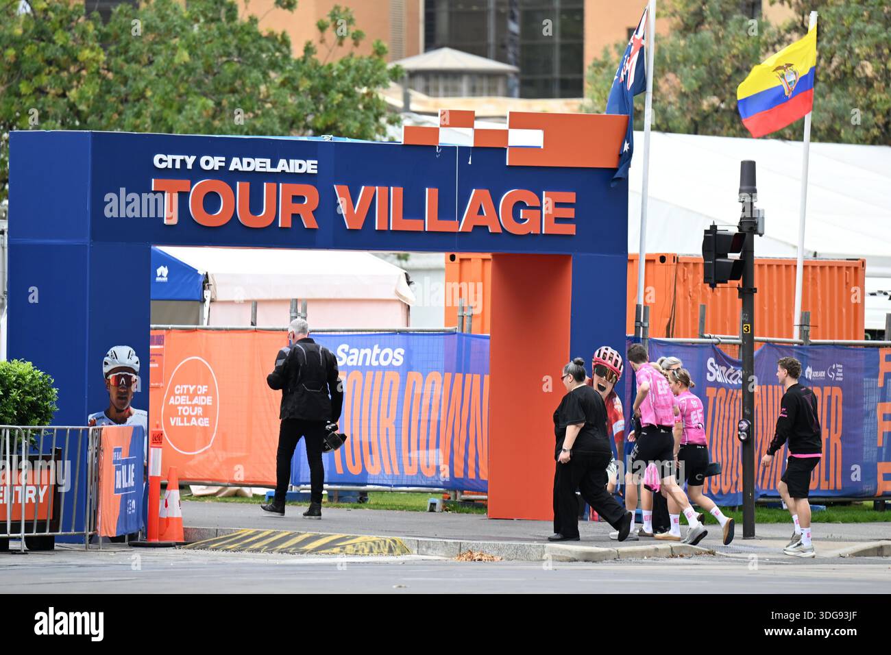 16-01-2026 Vigilia Tour Down Under 2026; Adelaide Stock Photo - Alamy