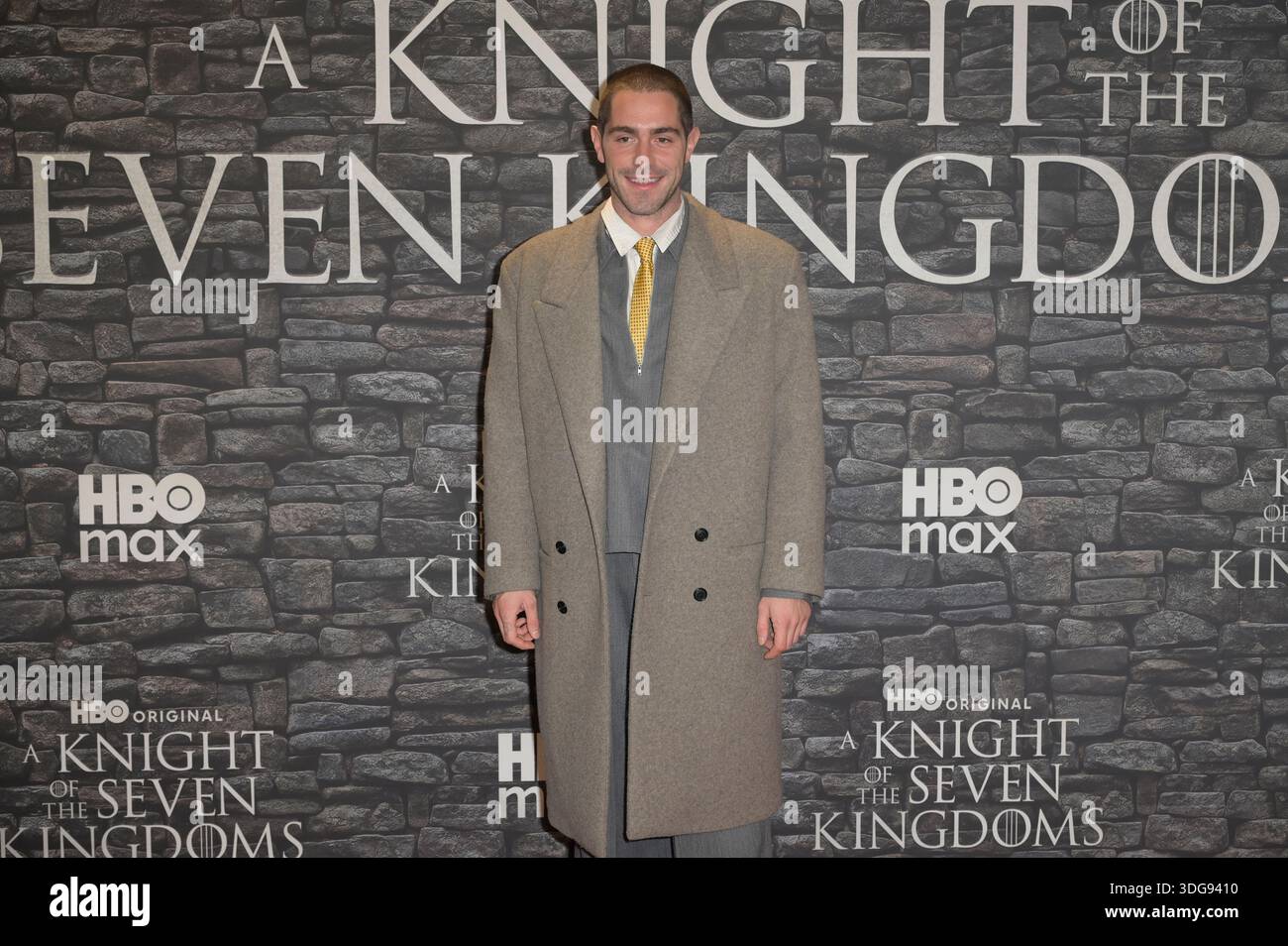 Tommaso Zorzi attends the red carpet of HBOMax series A knight of the ...