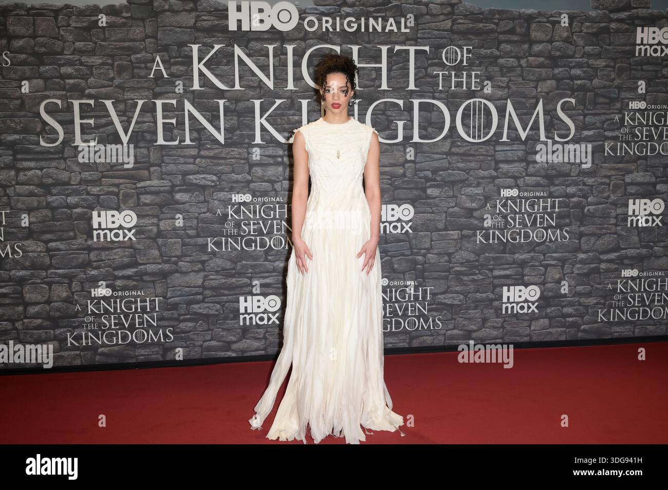 Tanzyn Crawford attends the red carpet of HBOMax series A knight of the ...