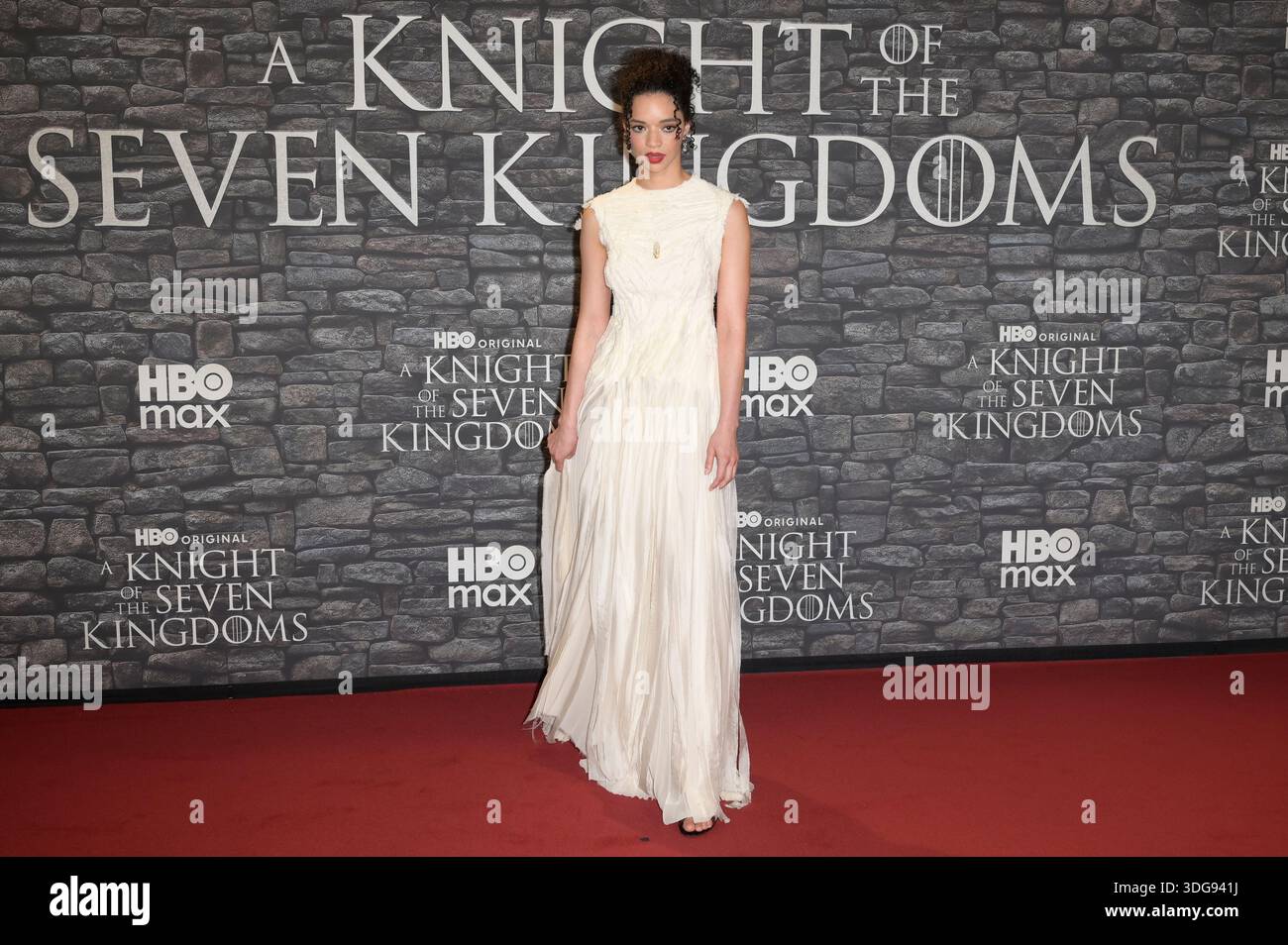 Tanzyn Crawford attends the red carpet of HBOMax series A knight of the ...