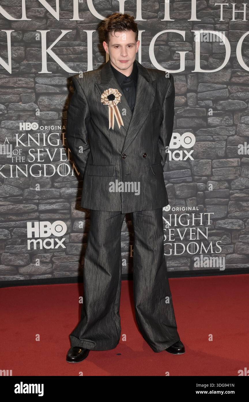 Shaun Thomas attends the red carpet of HBOMax series A knight of the ...