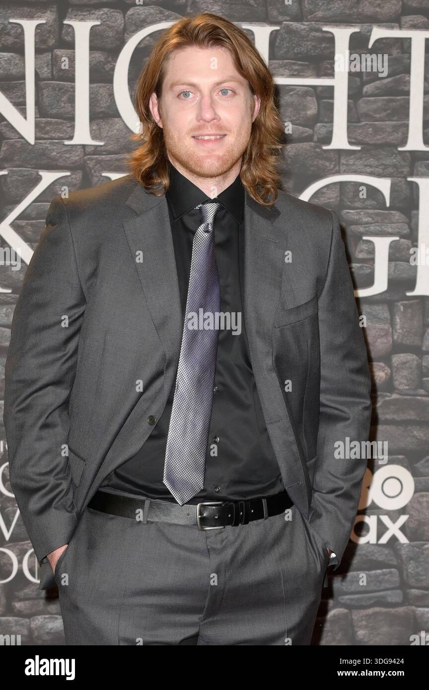 Peter Claffey attends the red carpet of HBOMax series A knight of the ...