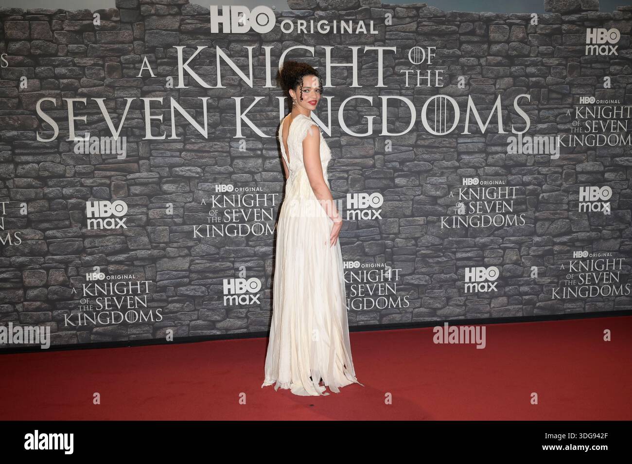 Tanzyn Crawford attends the red carpet of HBOMax series A knight of the ...