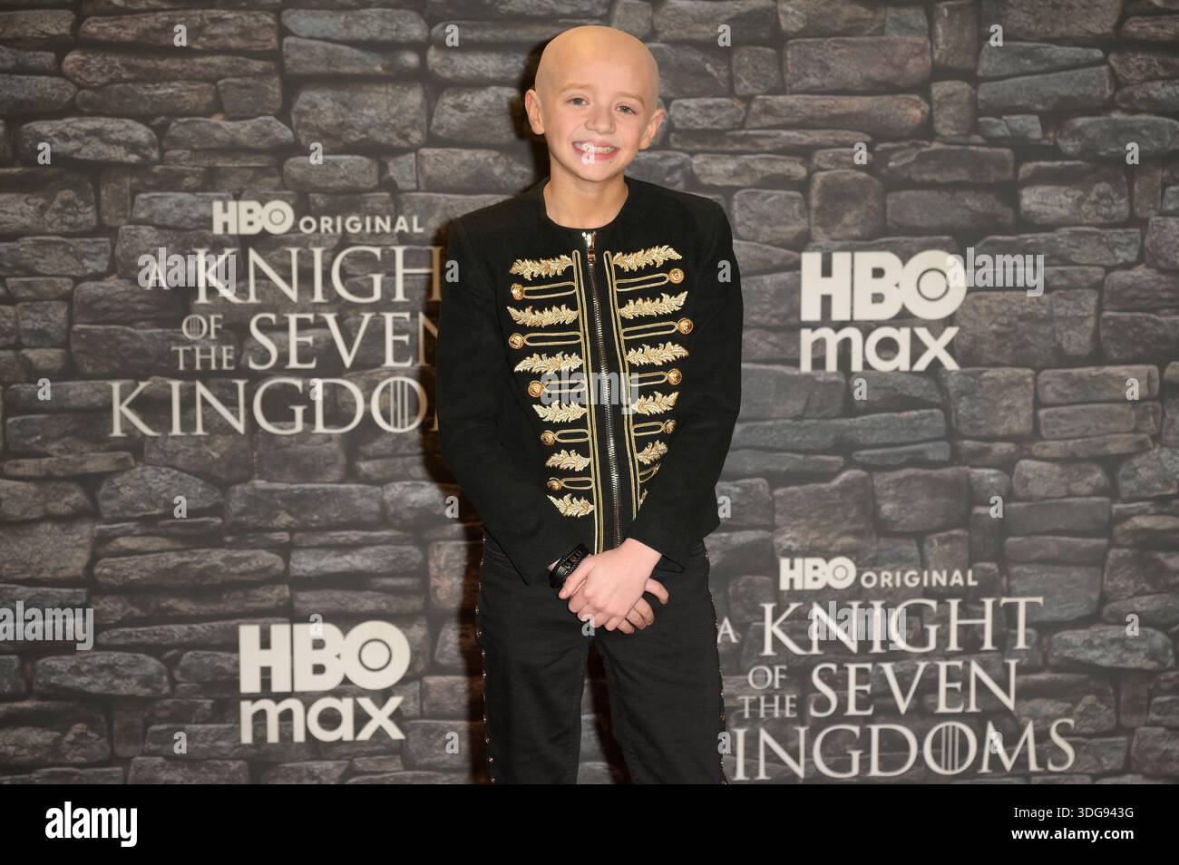 Dexter Sol Ansell attends the red carpet of HBOMax series A knight of ...