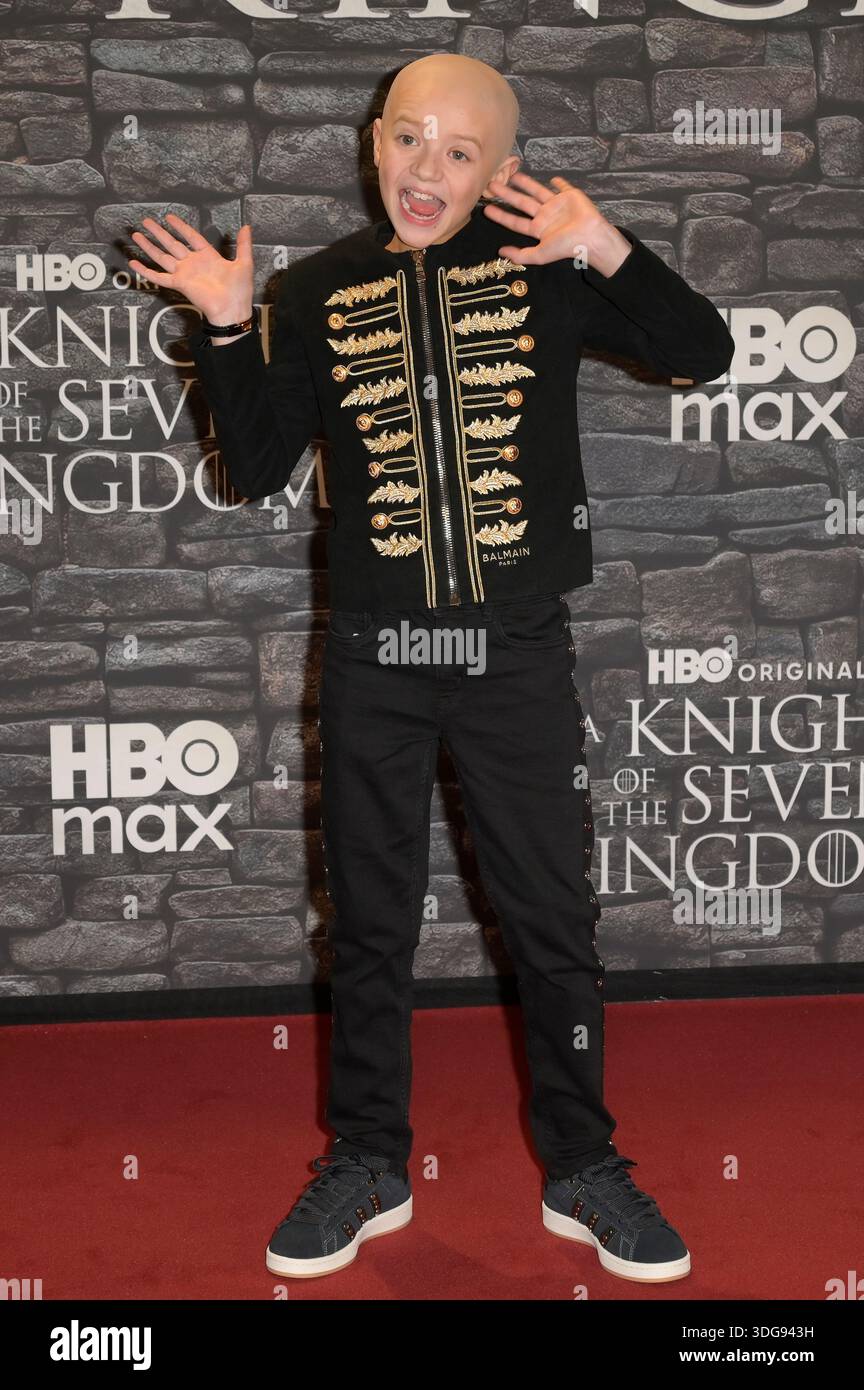 Dexter Sol Ansell attends the red carpet of HBOMax series A knight of ...