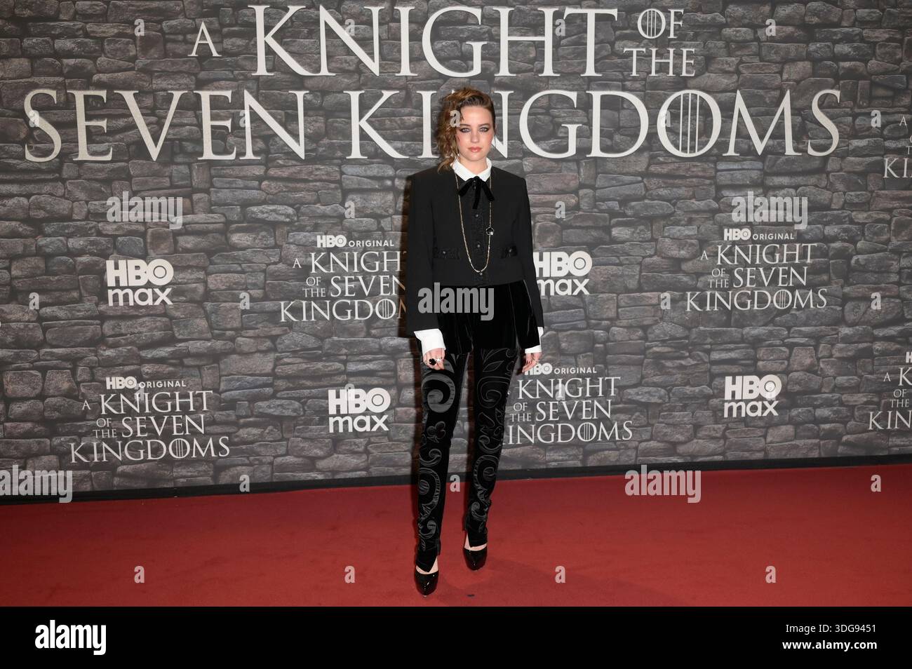 Betarice Grannò attends the red carpet of HBOMax series A knight of the ...