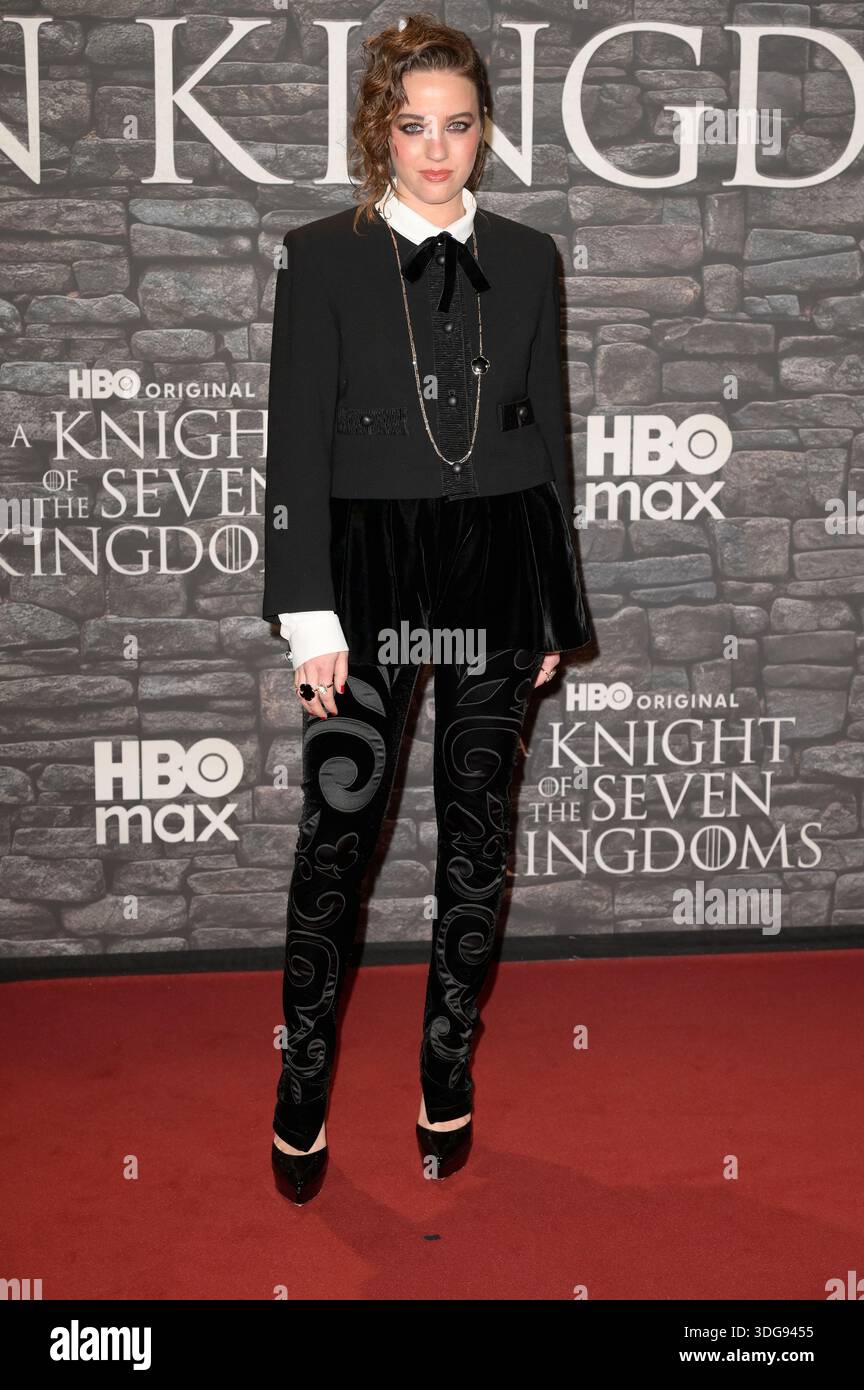 Betarice Grannò attends the red carpet of HBOMax series A knight of the ...