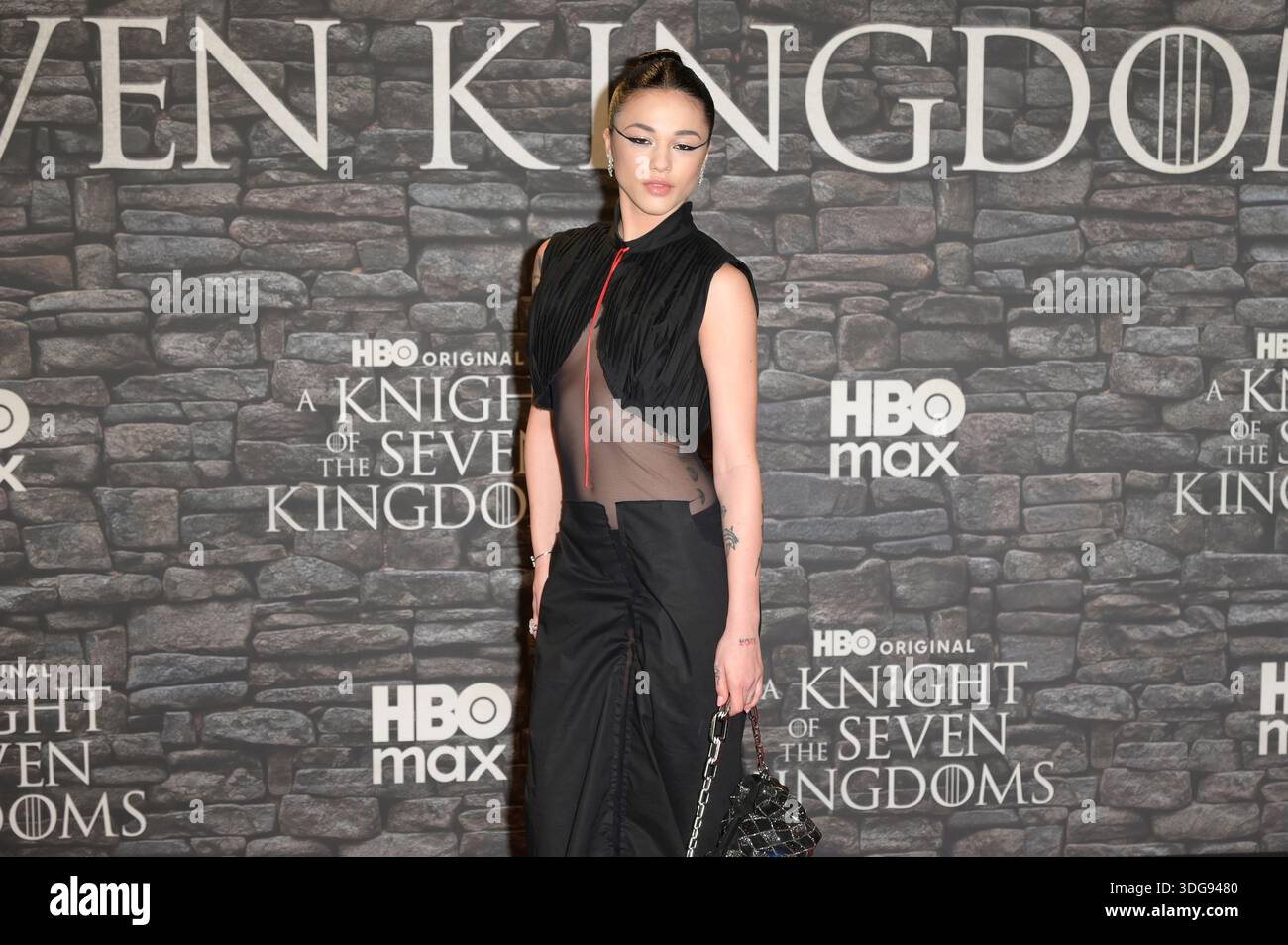 Maria Esposito attends the red carpet of HBOMax series A knight of the ...