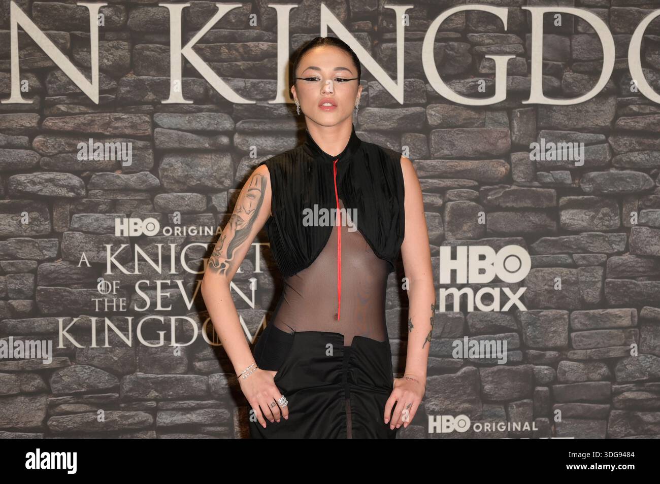 Maria Esposito attends the red carpet of HBOMax series A knight of the ...