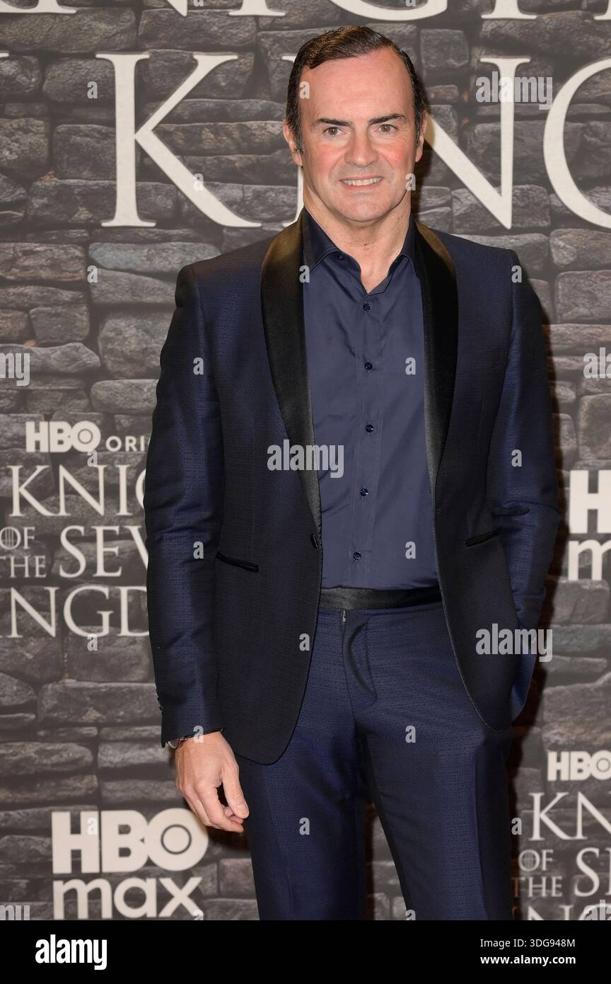 Alessandro Araimo attends the red carpet of HBOMax series A knight of ...