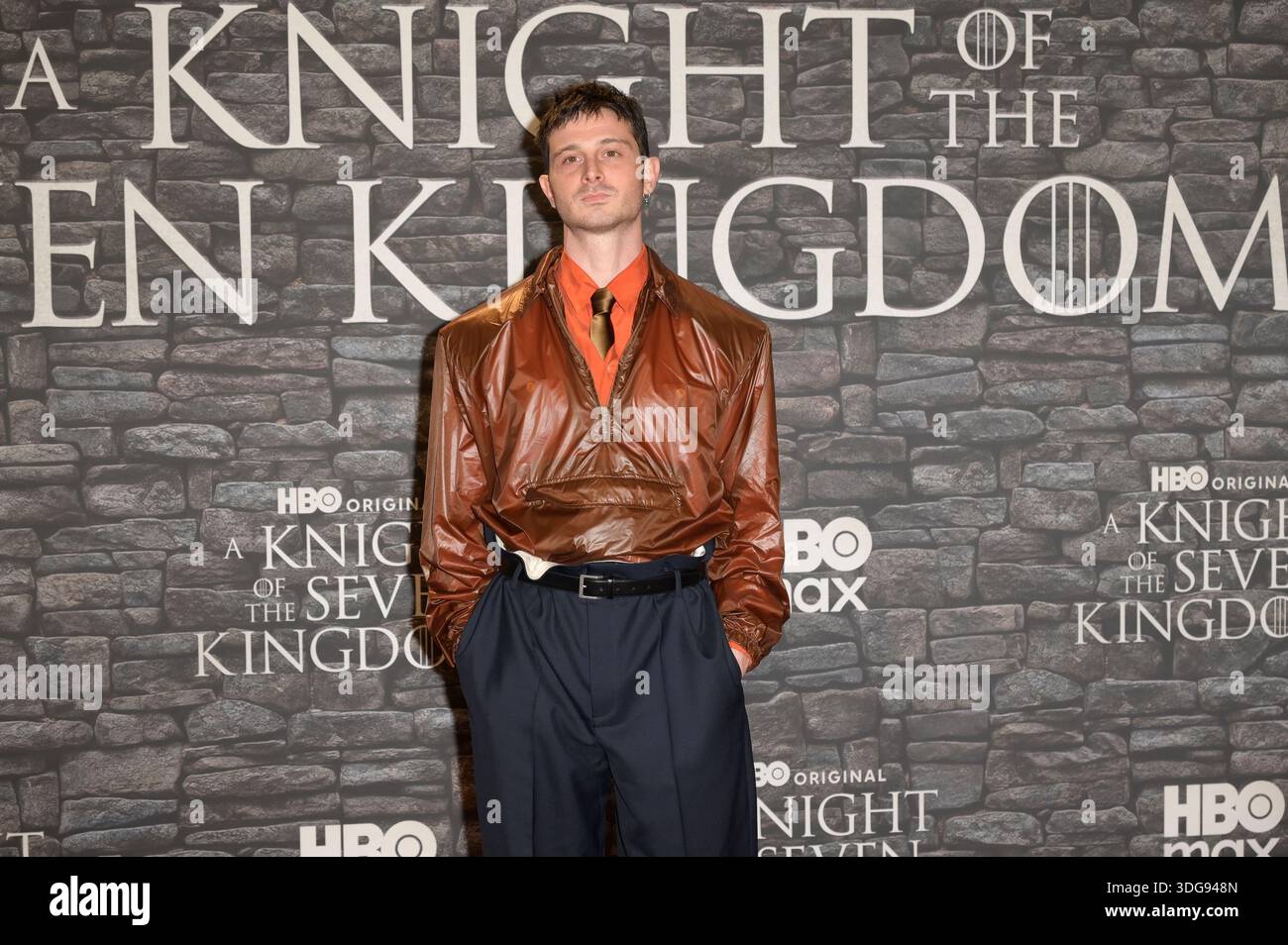 Daniele Rienzo attends the red carpet of HBOMax series A knight of the ...