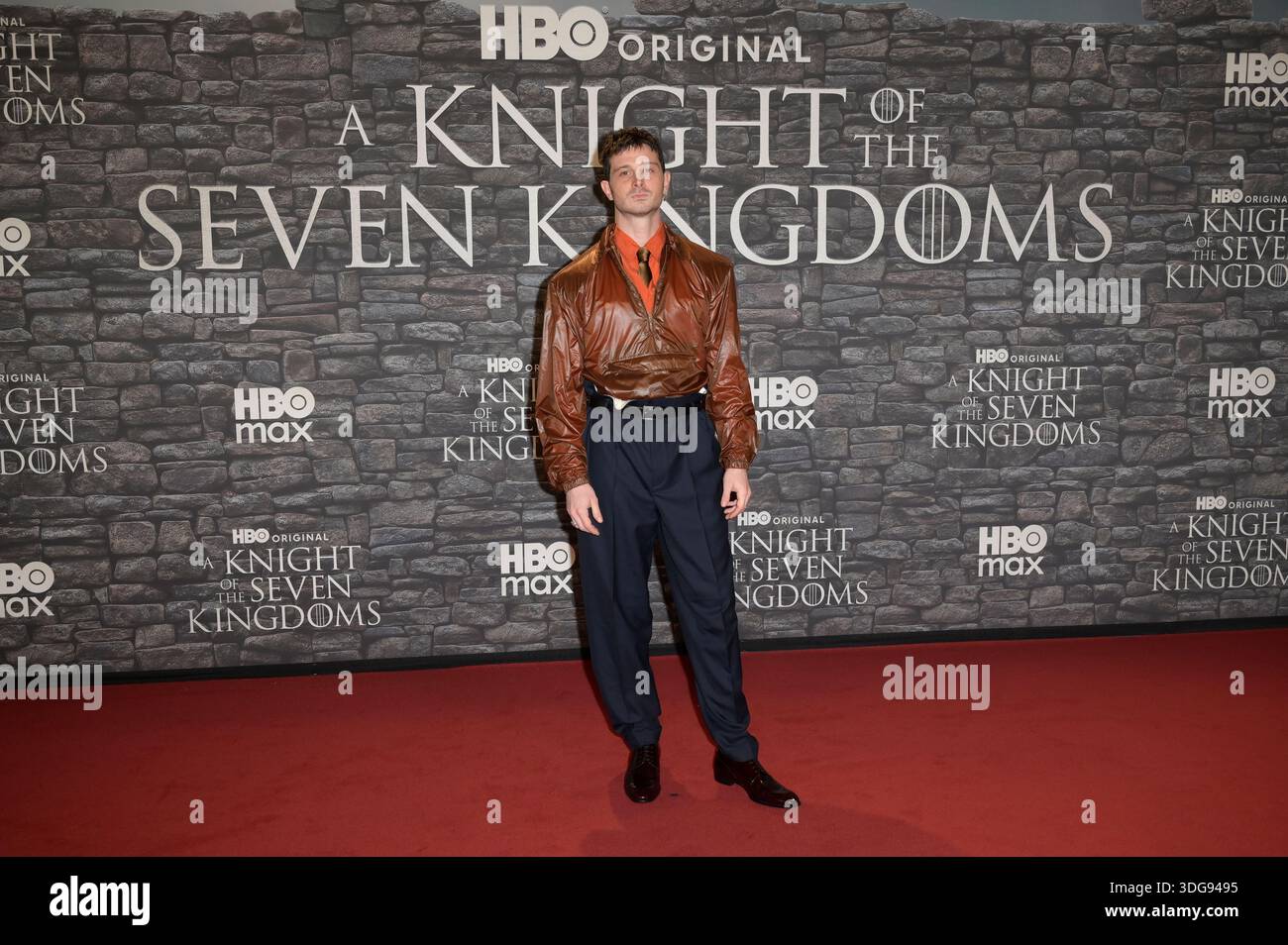 Daniele Rienzo attends the red carpet of HBOMax series A knight of the ...