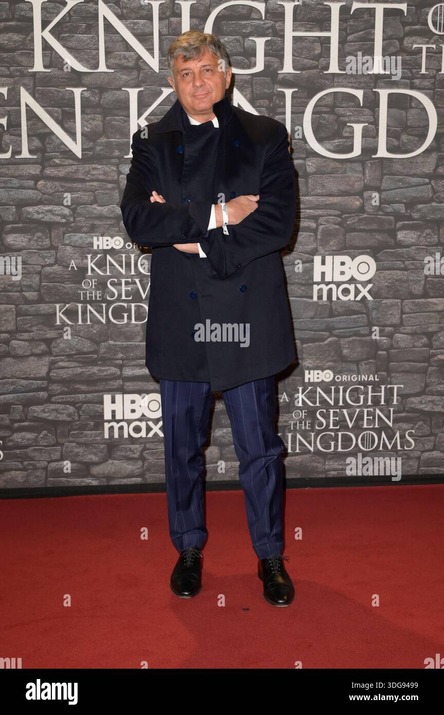 Massimo Ghedini attends the red carpet of HBOMax series A knight of the ...