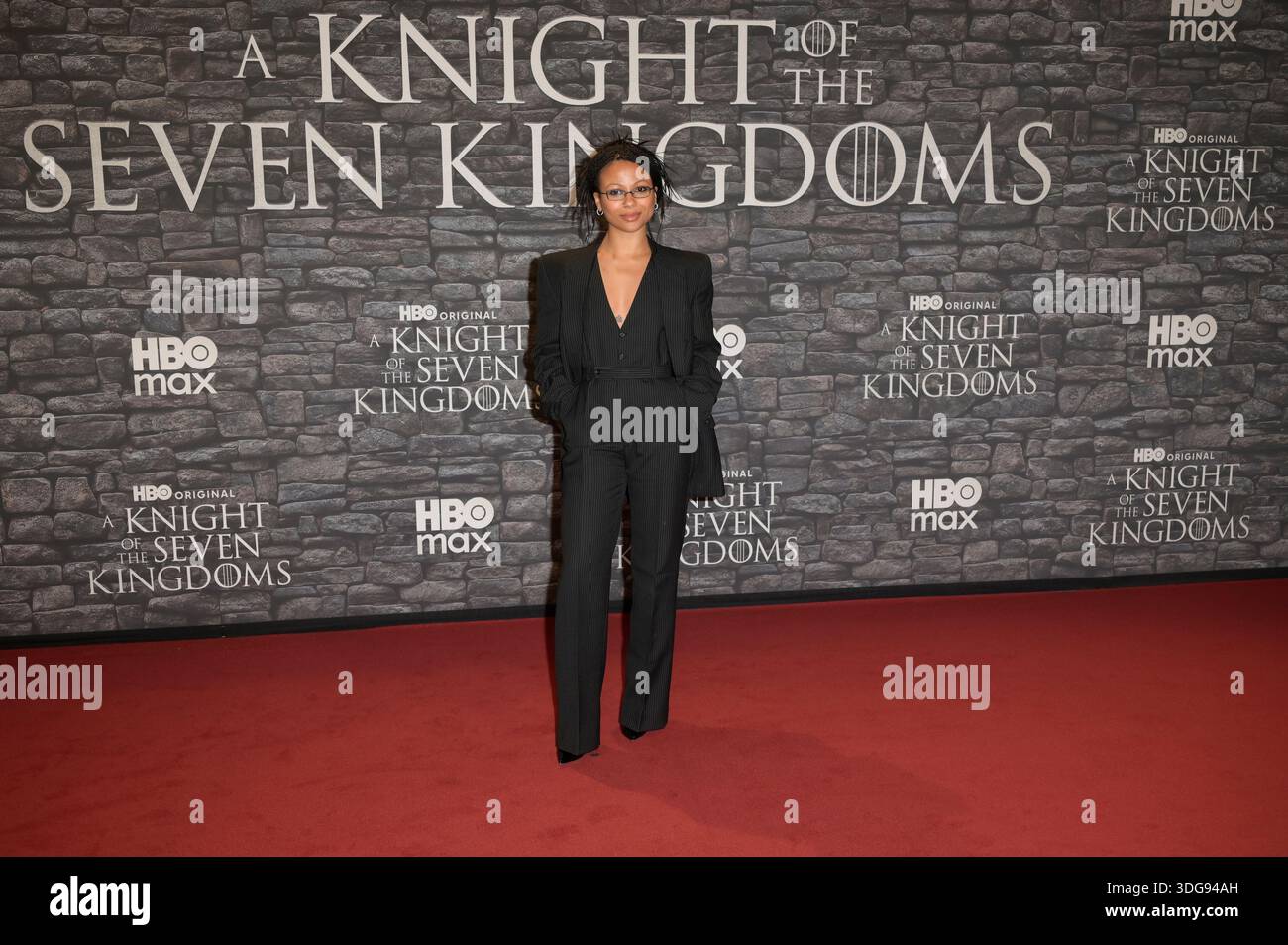 Myha'La Herrold attends the red carpet of HBOMax series A knight of the ...