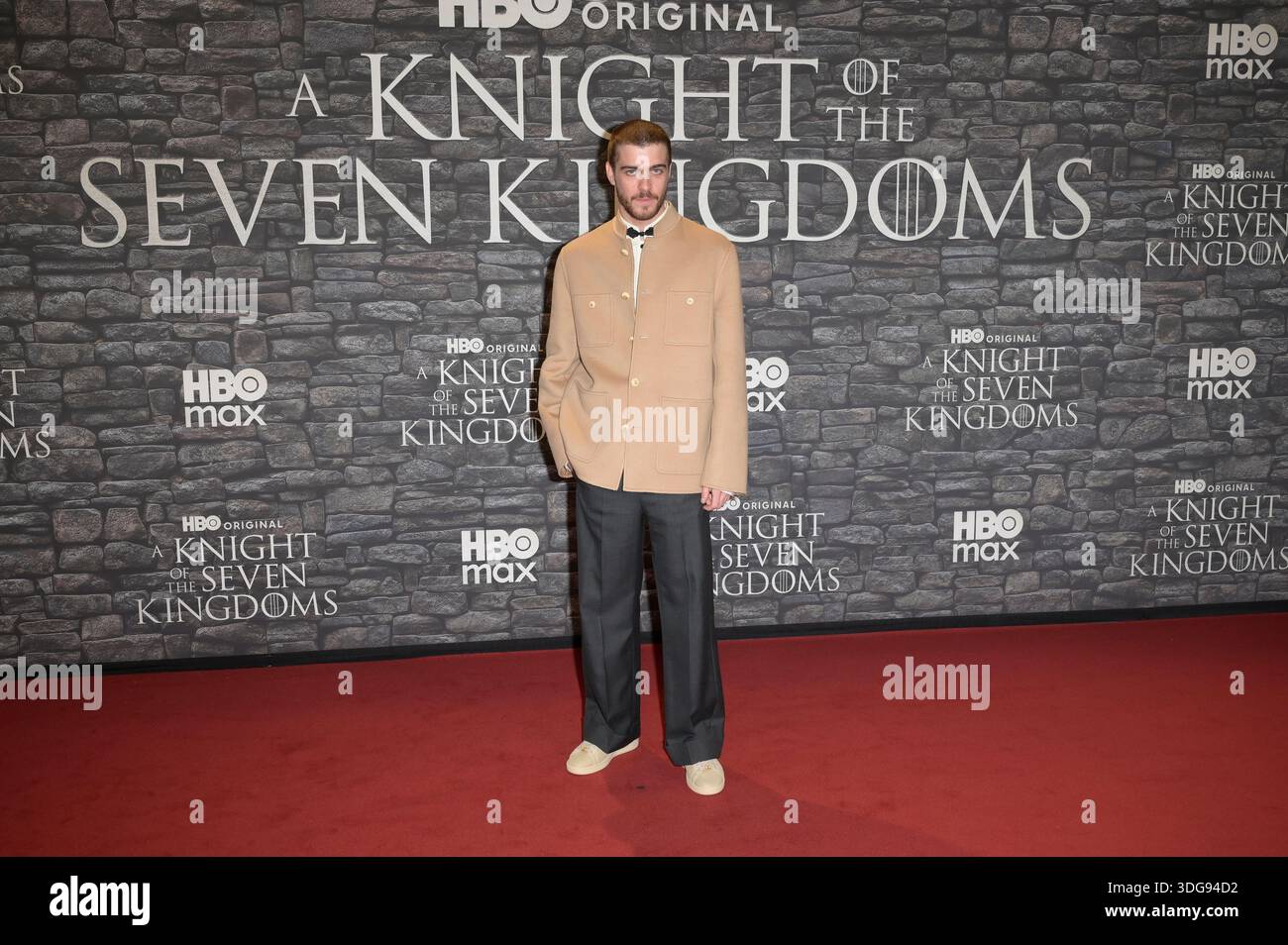 Lorenzo Zurzolo attends the red carpet of HBOMax series A knight of the ...