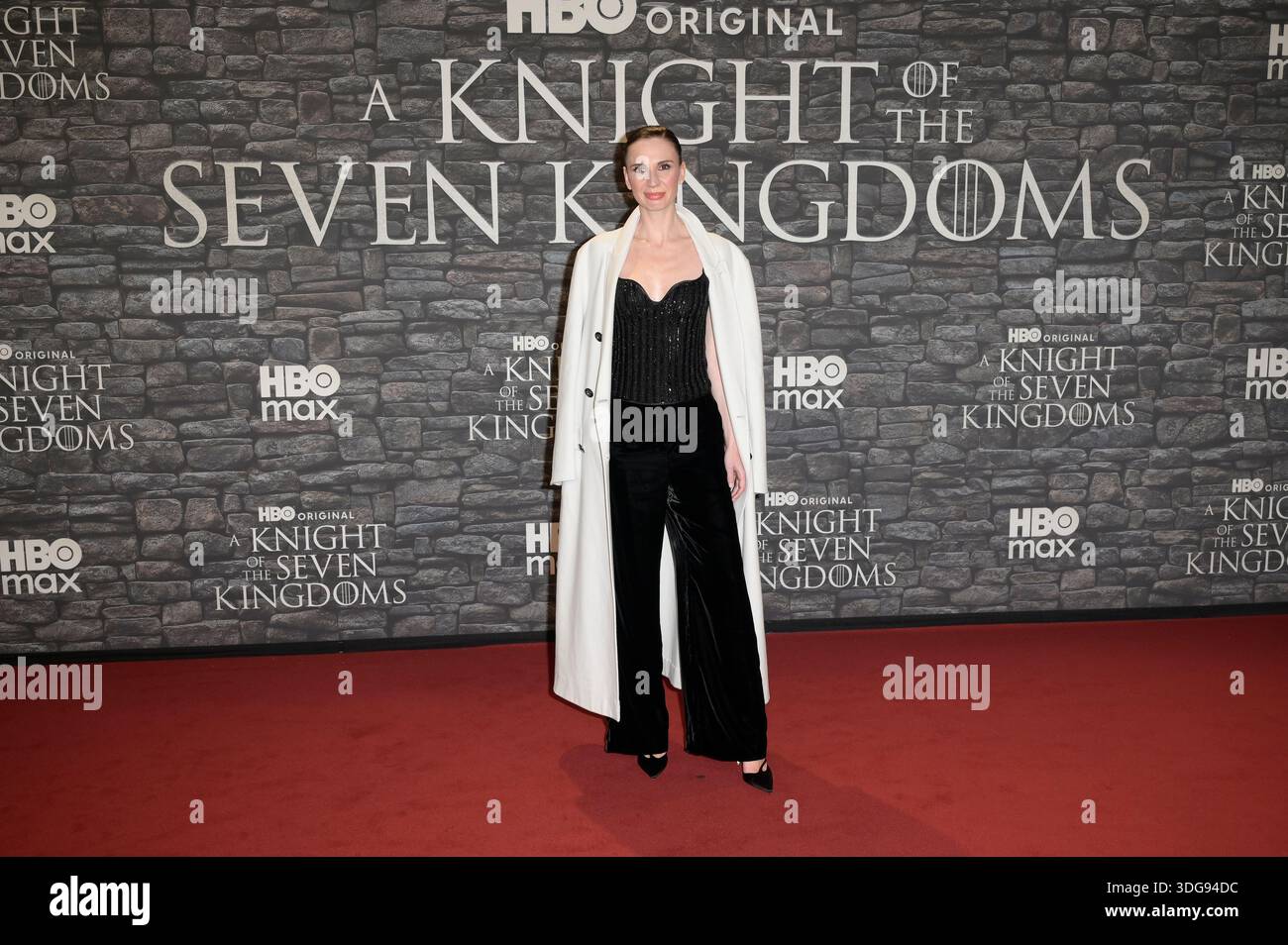 Emanuela Fanelli attends the red carpet of HBOMax series A knight of ...